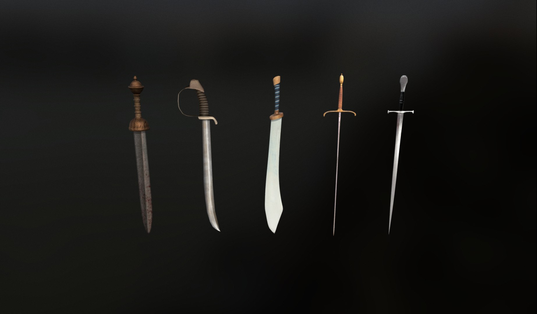3D Swords - TurboSquid 1299320