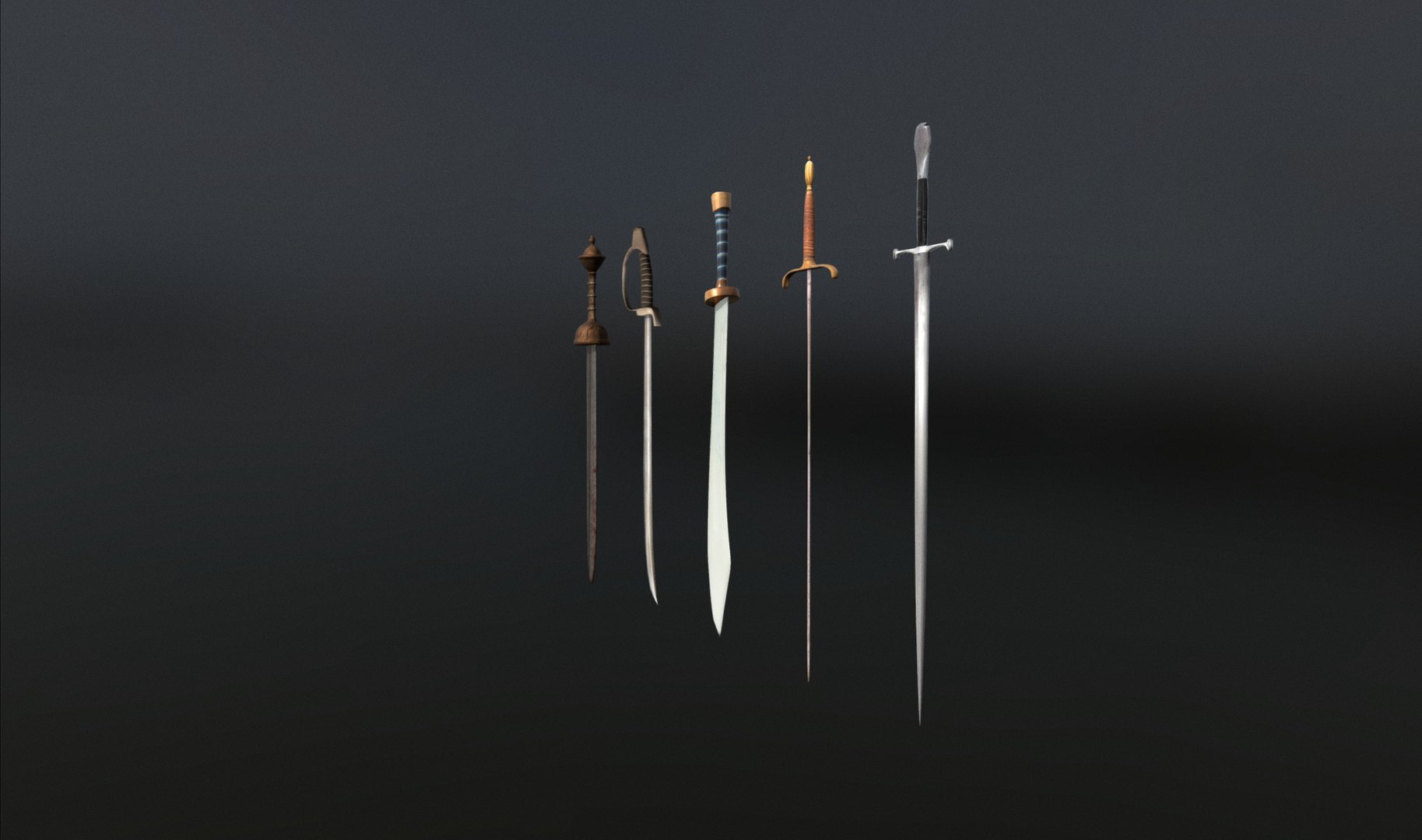 3D Swords - TurboSquid 1299320