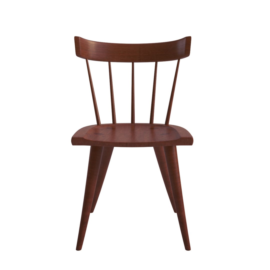 3d Model Paul Mccobb Spindle Desk Chair