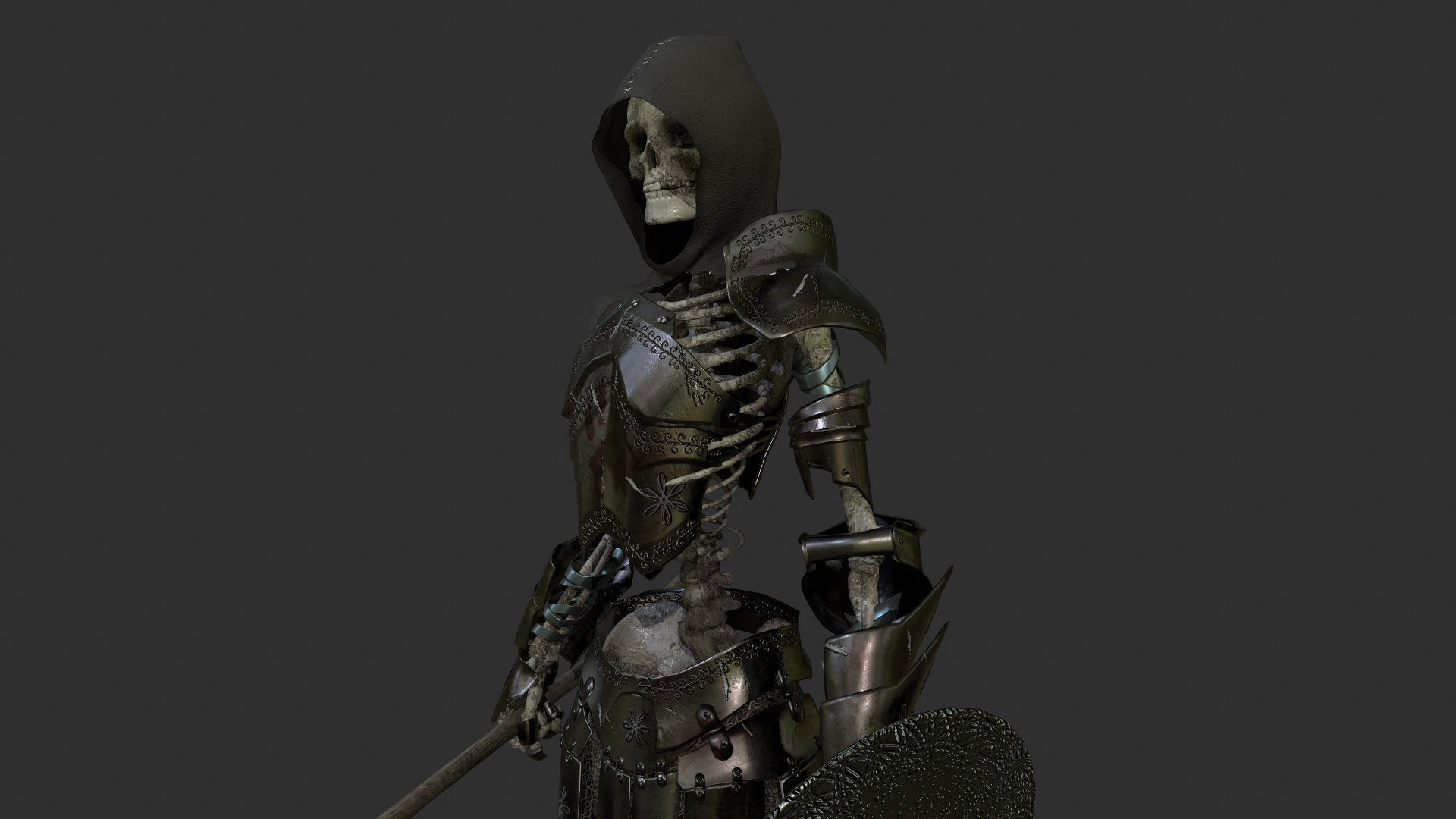 3D Skeleton Warrior - TurboSquid 1725876