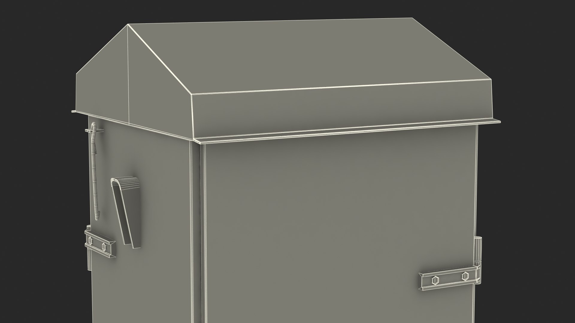 3D Slim Railway Relay Cabinet - TurboSquid 2269788