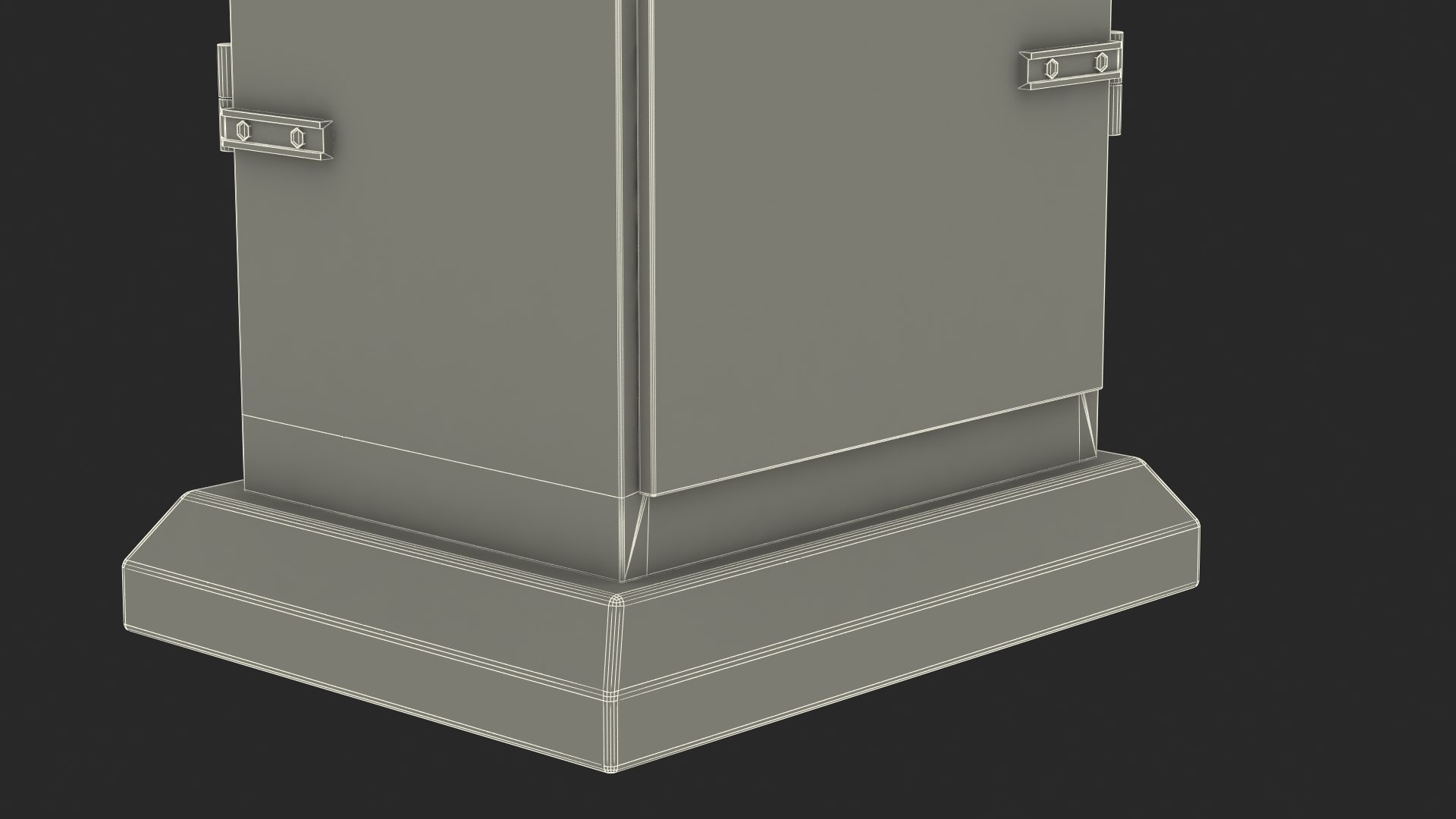 3D Slim Railway Relay Cabinet - TurboSquid 2269788