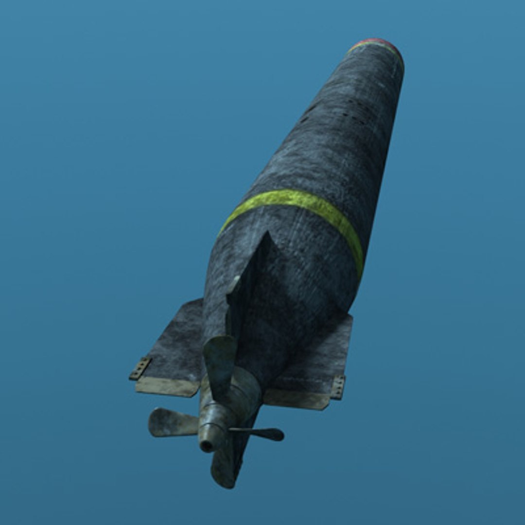3d Model Ww1 Torpedo