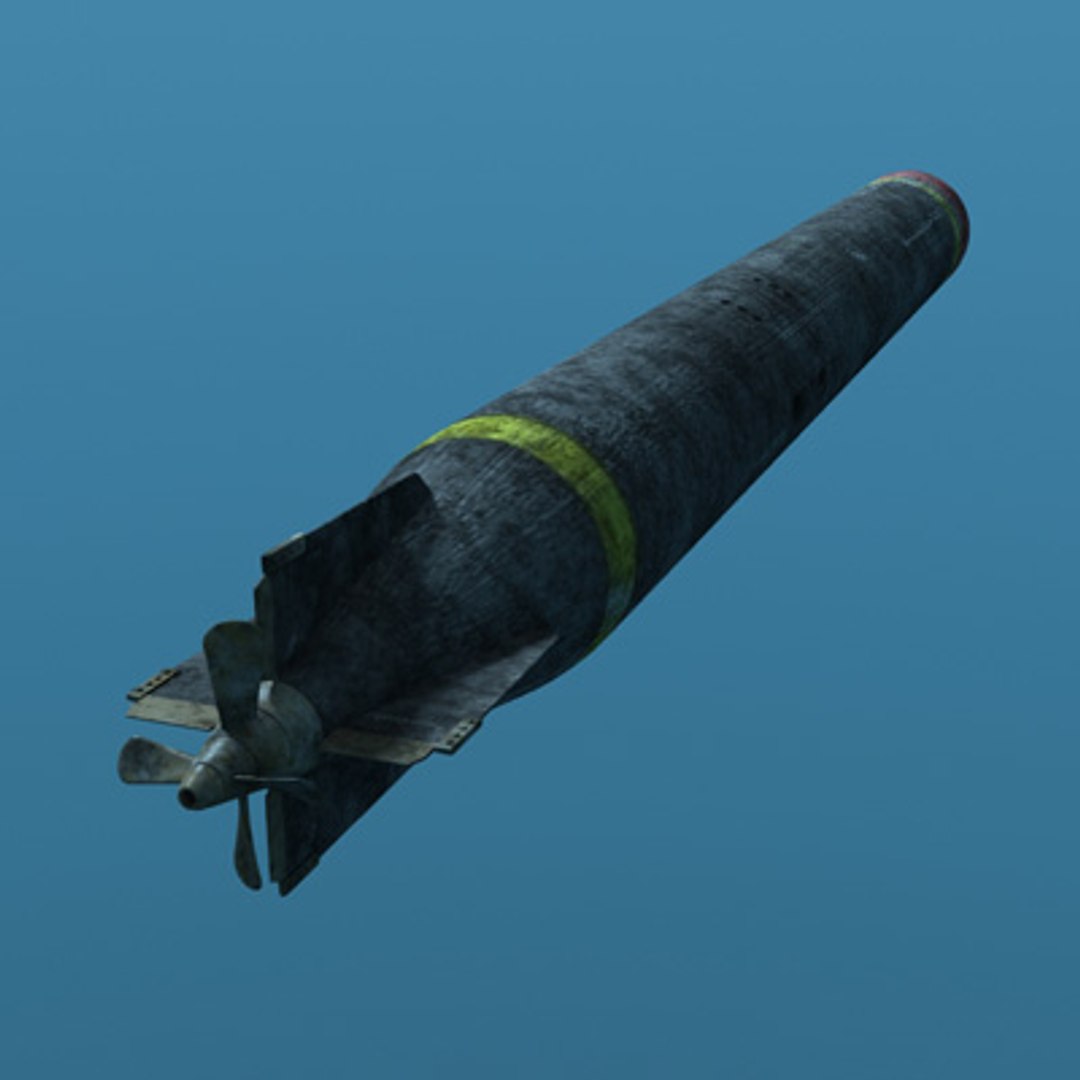 3d Model Ww1 Torpedo