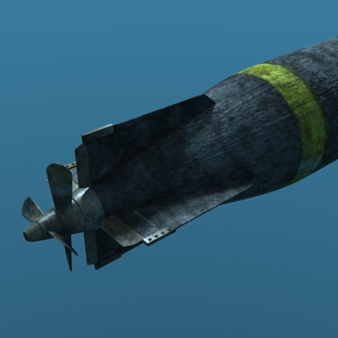 3d Model Ww1 Torpedo