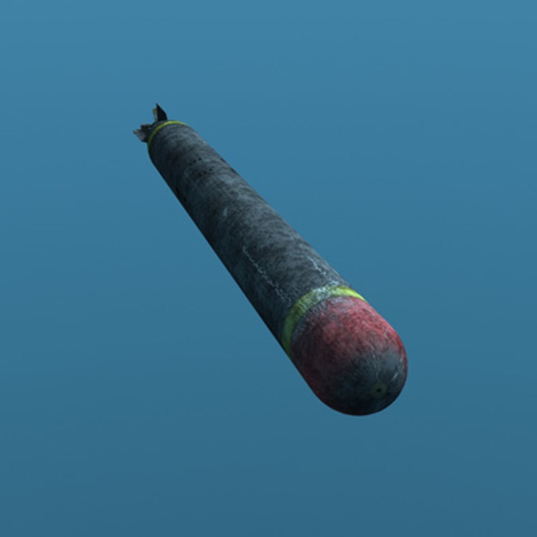 3d Model Ww1 Torpedo