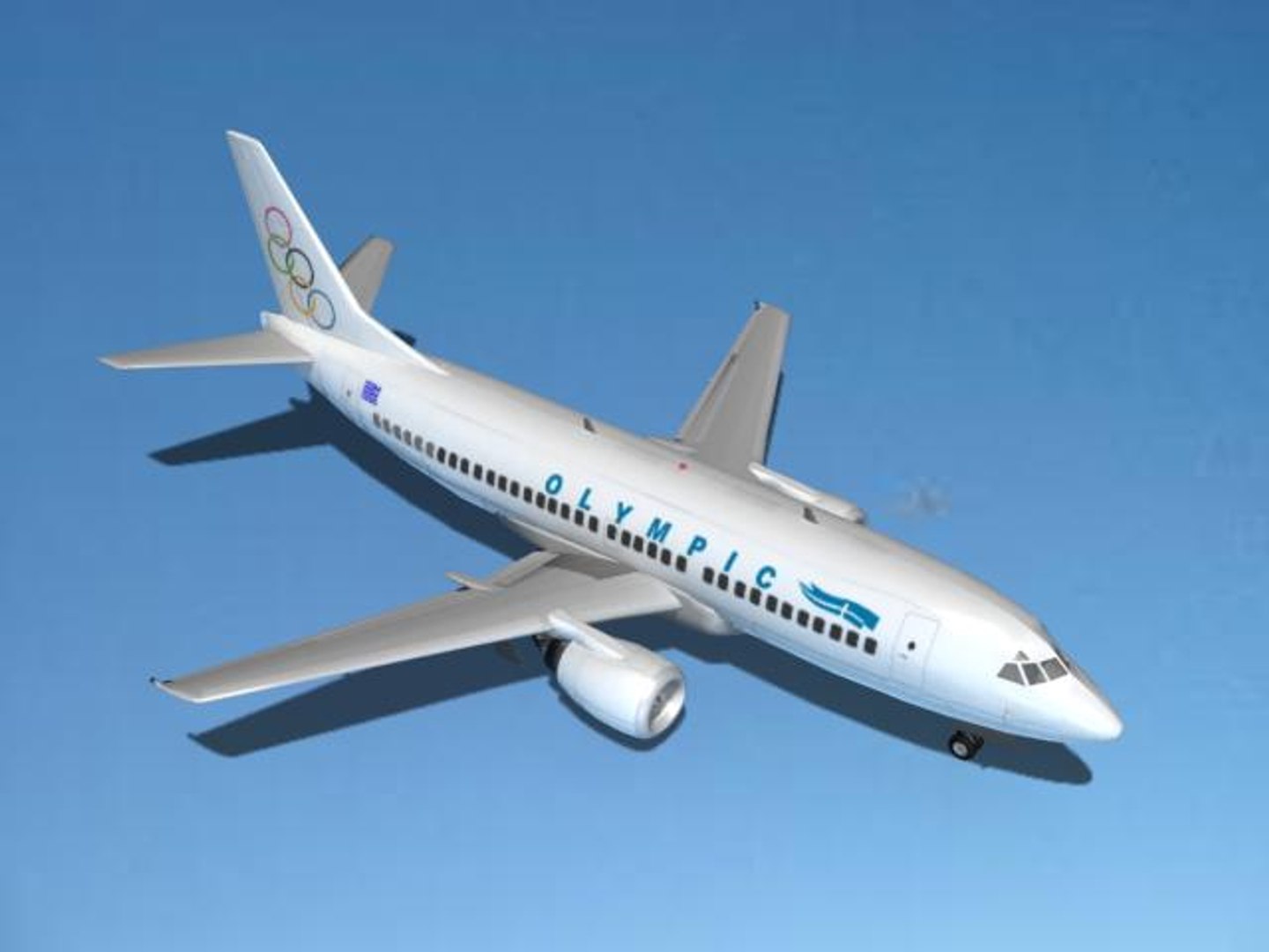 3d boeing 737 737-300 model