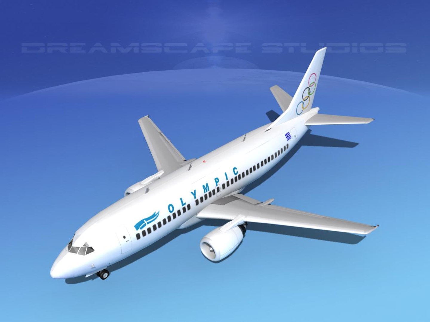 3d boeing 737 737-300 model
