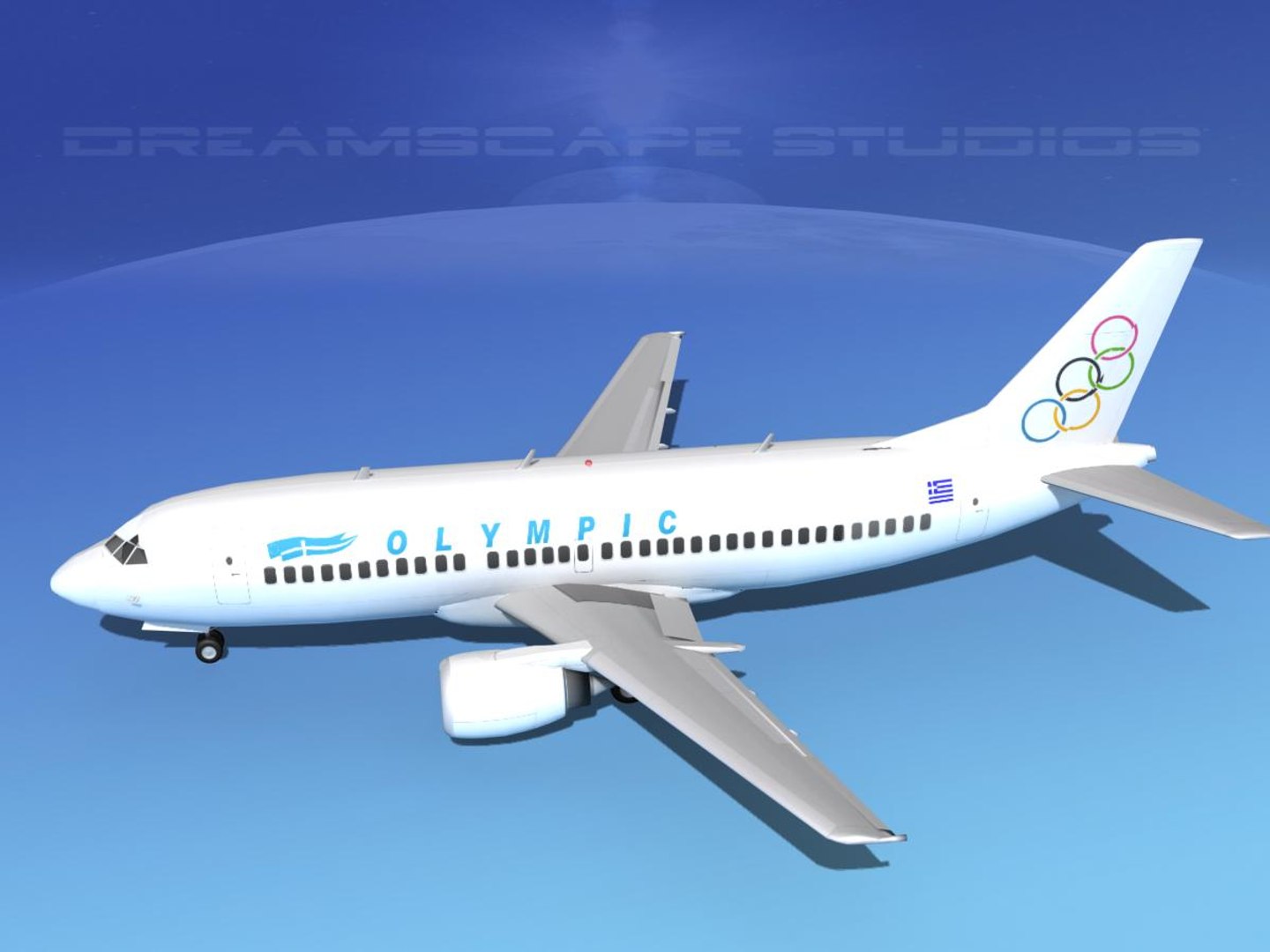 3d boeing 737 737-300 model