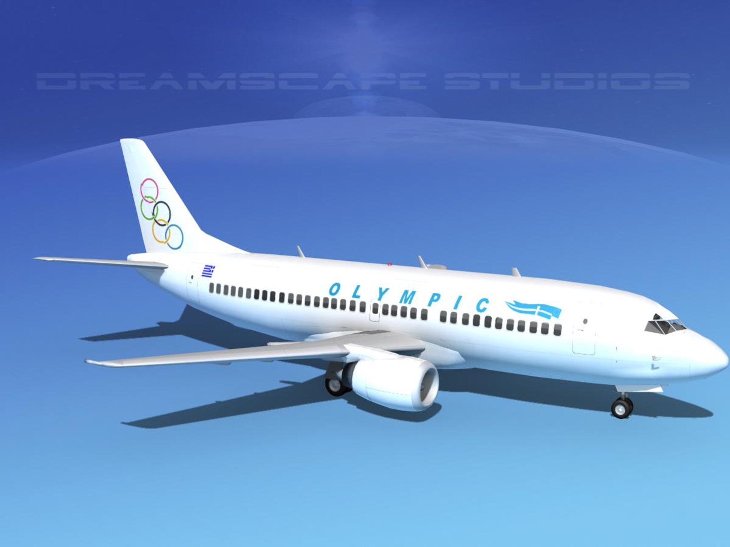 3d boeing 737 737-300 model
