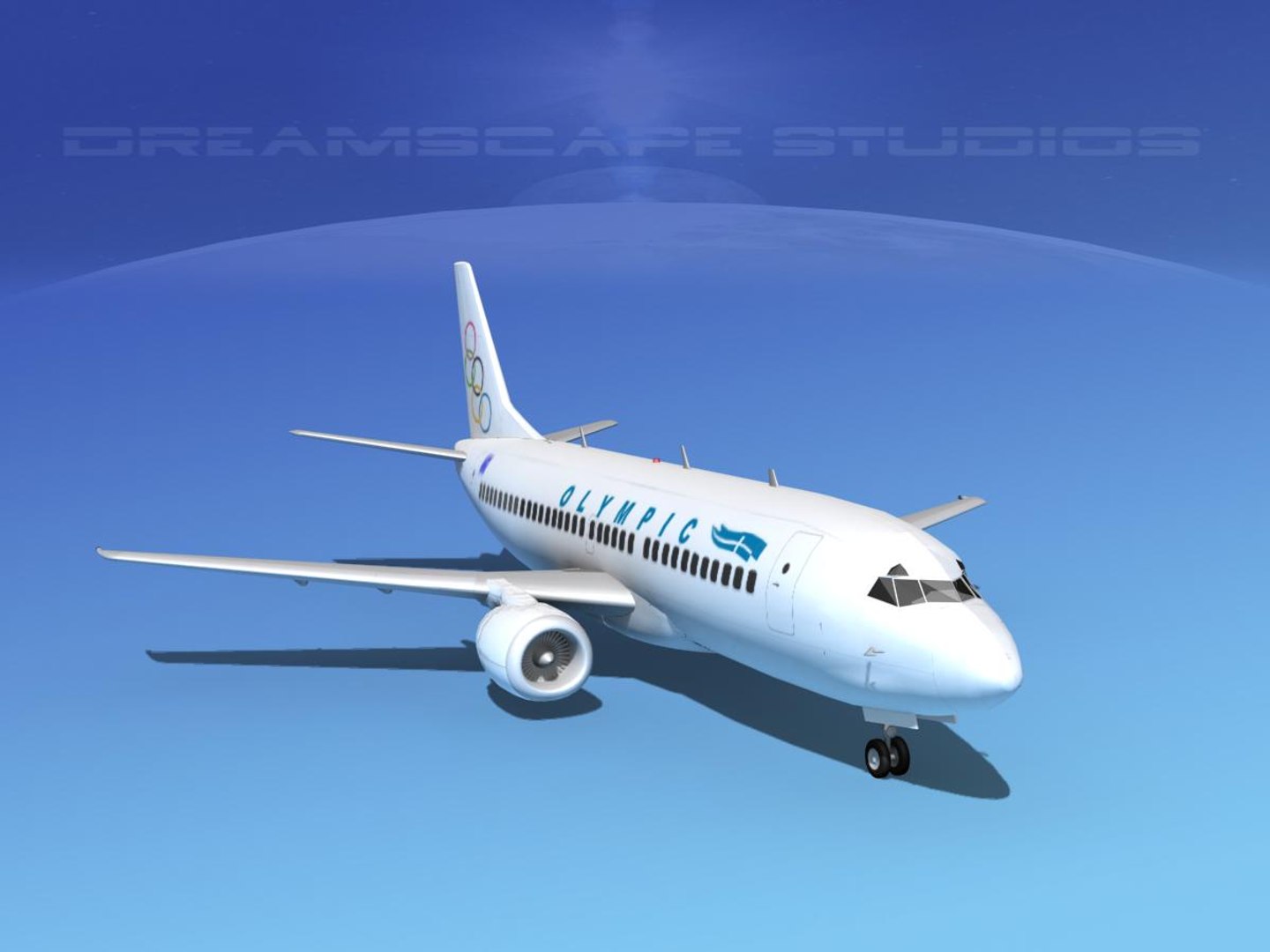 3d boeing 737 737-300 model
