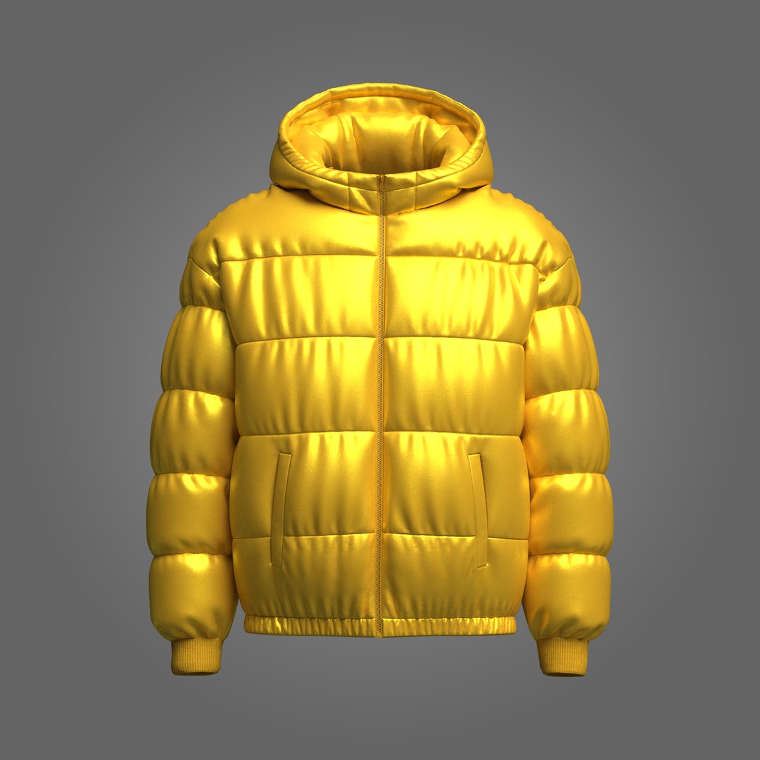 Puffer Jacket 3D Model 3D Model - TurboSquid 2235585