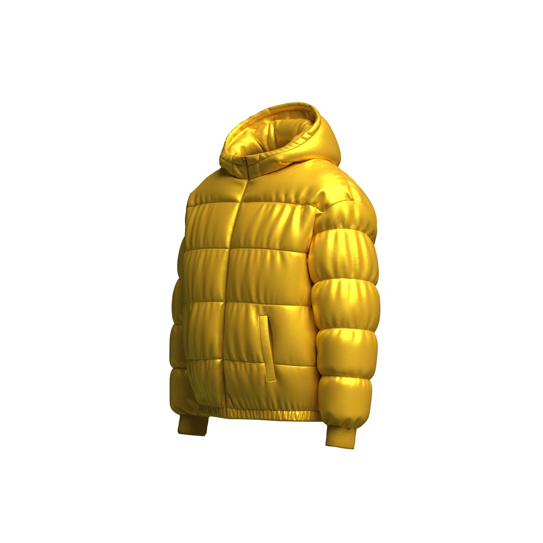 Puffer Jacket 3D Model 3D Model - TurboSquid 2235585