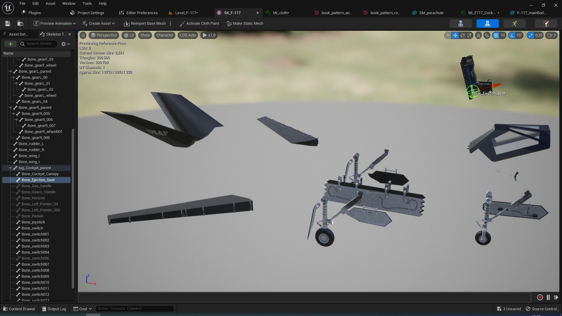 3D Rigged F-117 Nighthawk Stealth Jet Model - TurboSquid 2415535