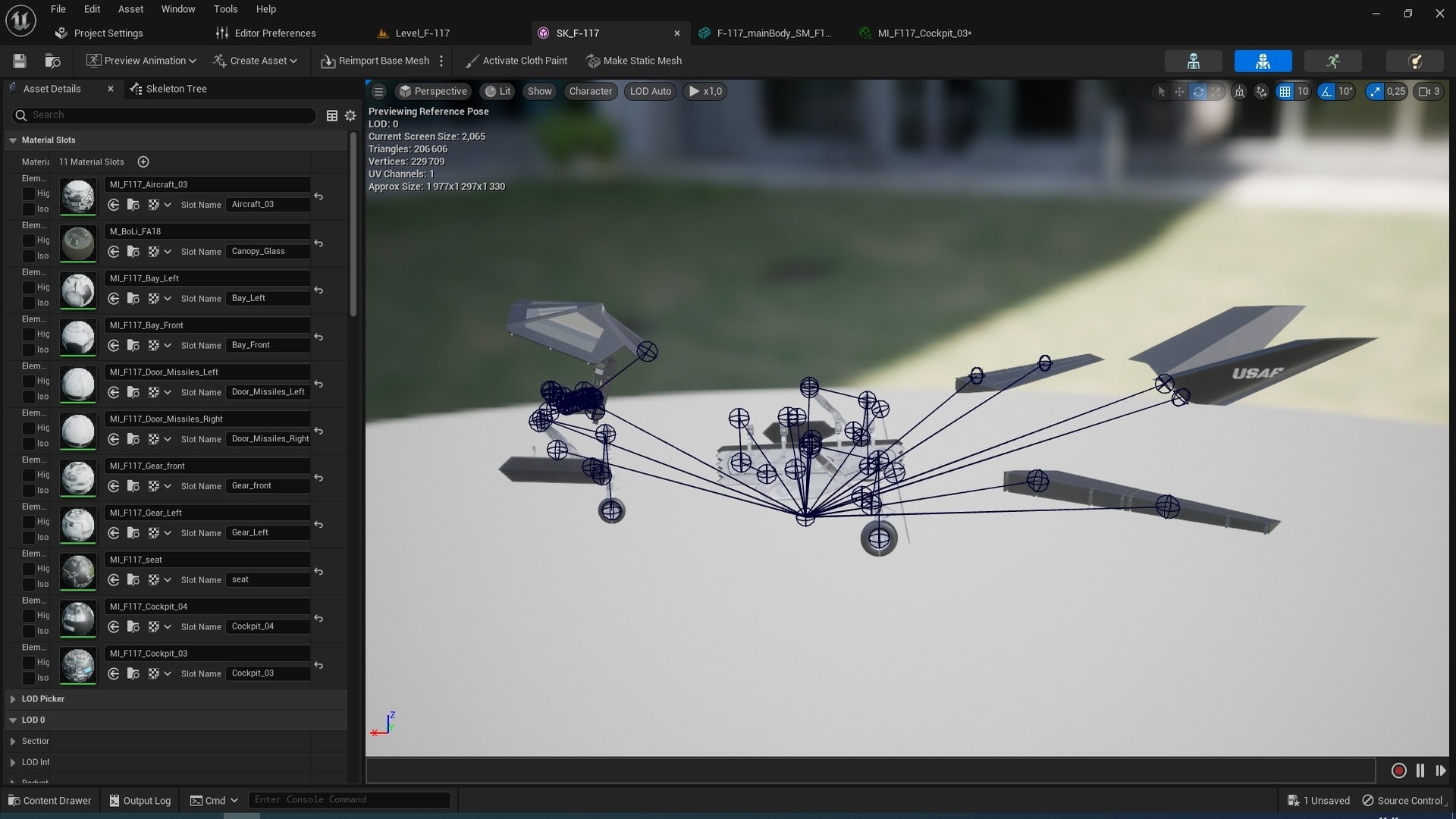 3D Rigged F-117 Nighthawk Stealth Jet Model - TurboSquid 2415535