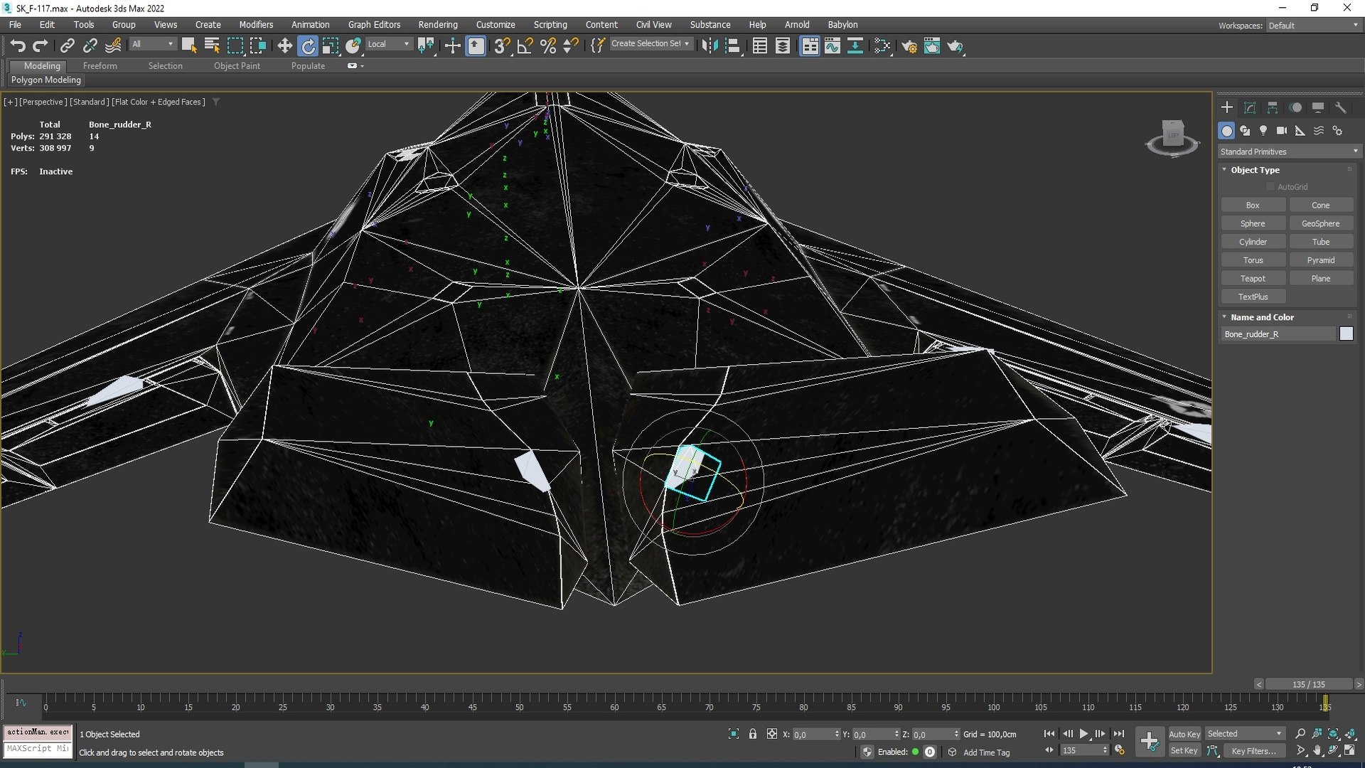 3D Rigged F-117 Nighthawk Stealth Jet Model - TurboSquid 2415535
