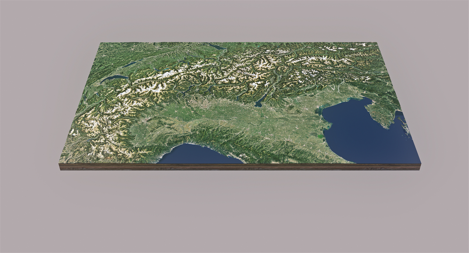 Alps Range 3d Obj