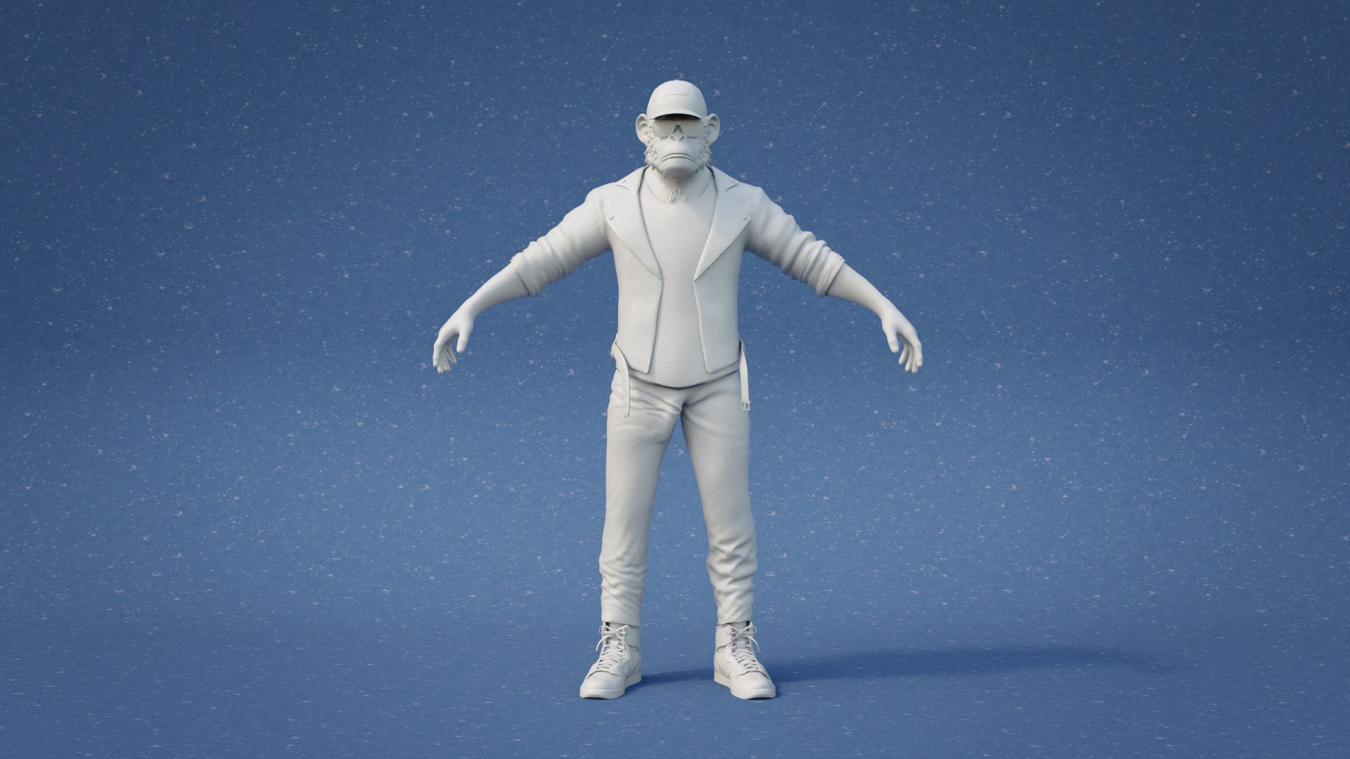 Ape Character 3D Model - TurboSquid 2212491
