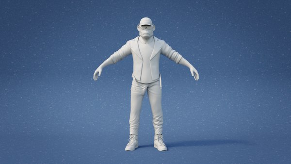 modelo 3d Personaje simio - TurboSquid 2212491