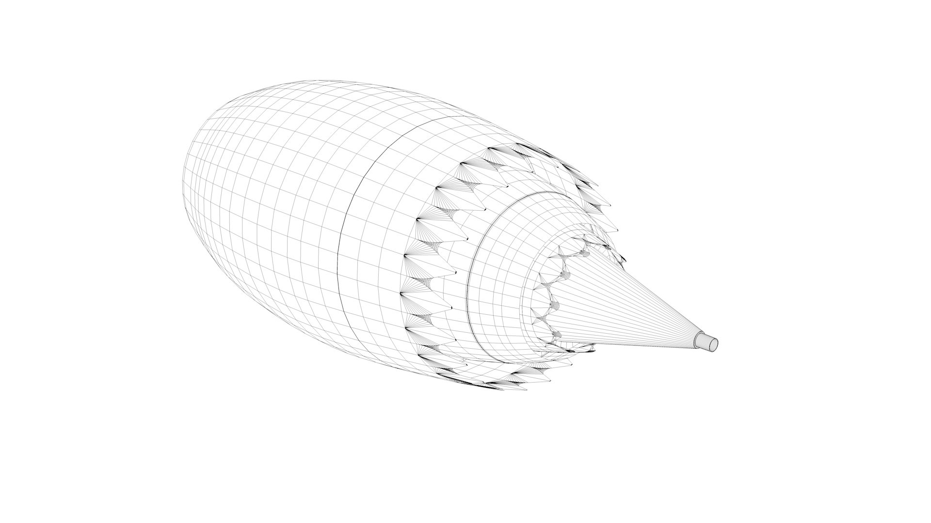 3D Model Engine Nacelle - TurboSquid 1568091