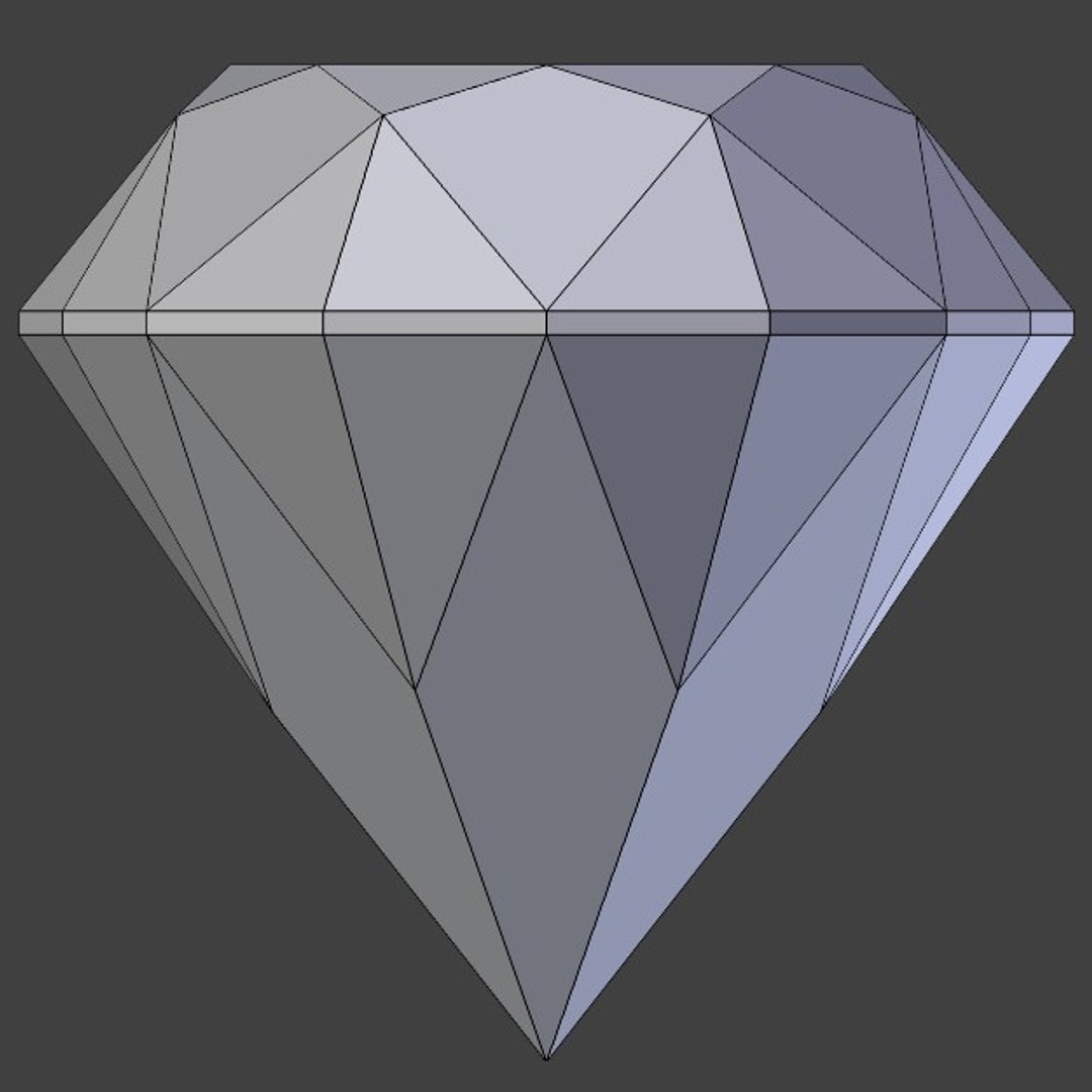 oval gem 3d model