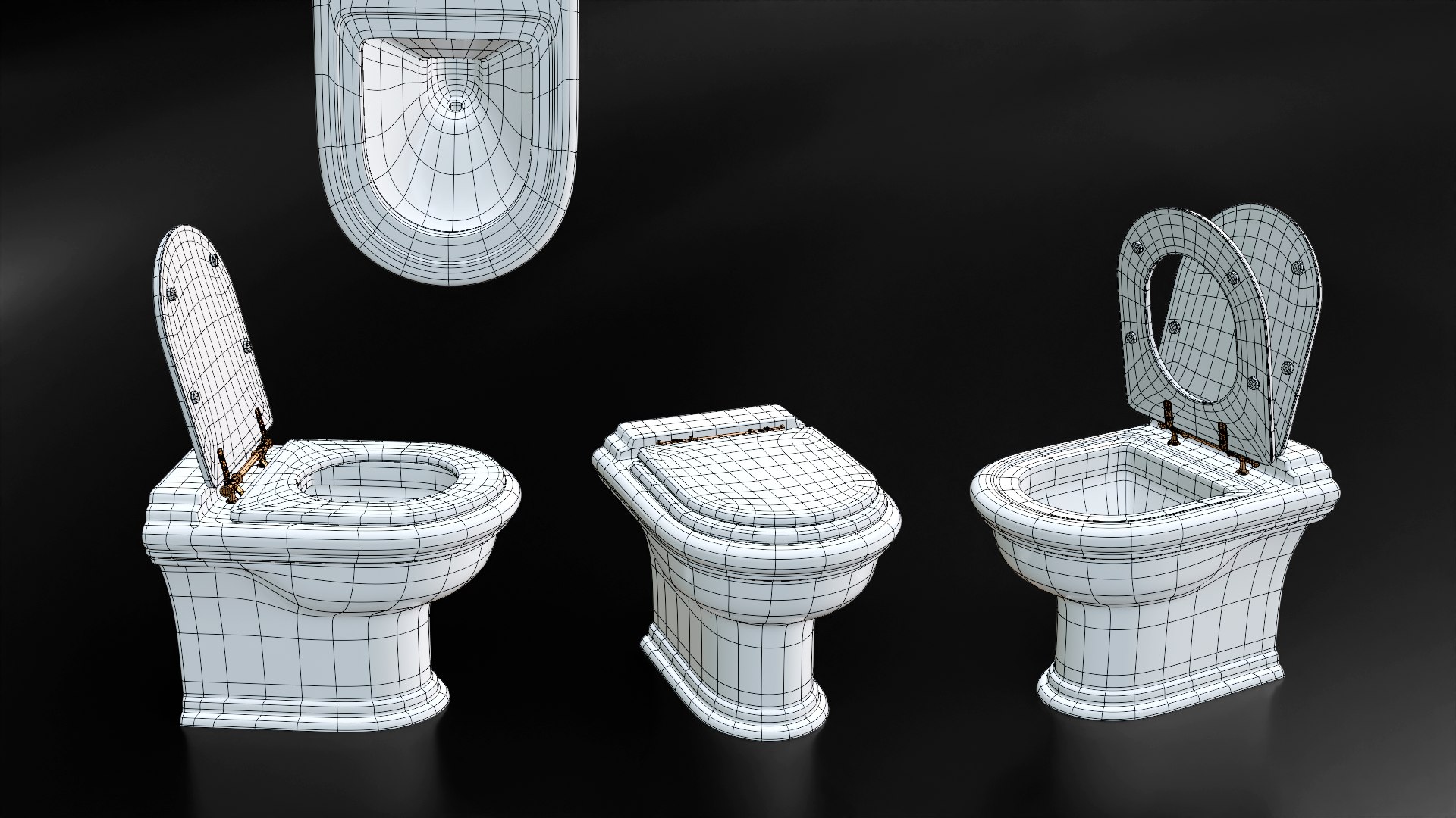 Tankless Toilet Model - TurboSquid 2395800