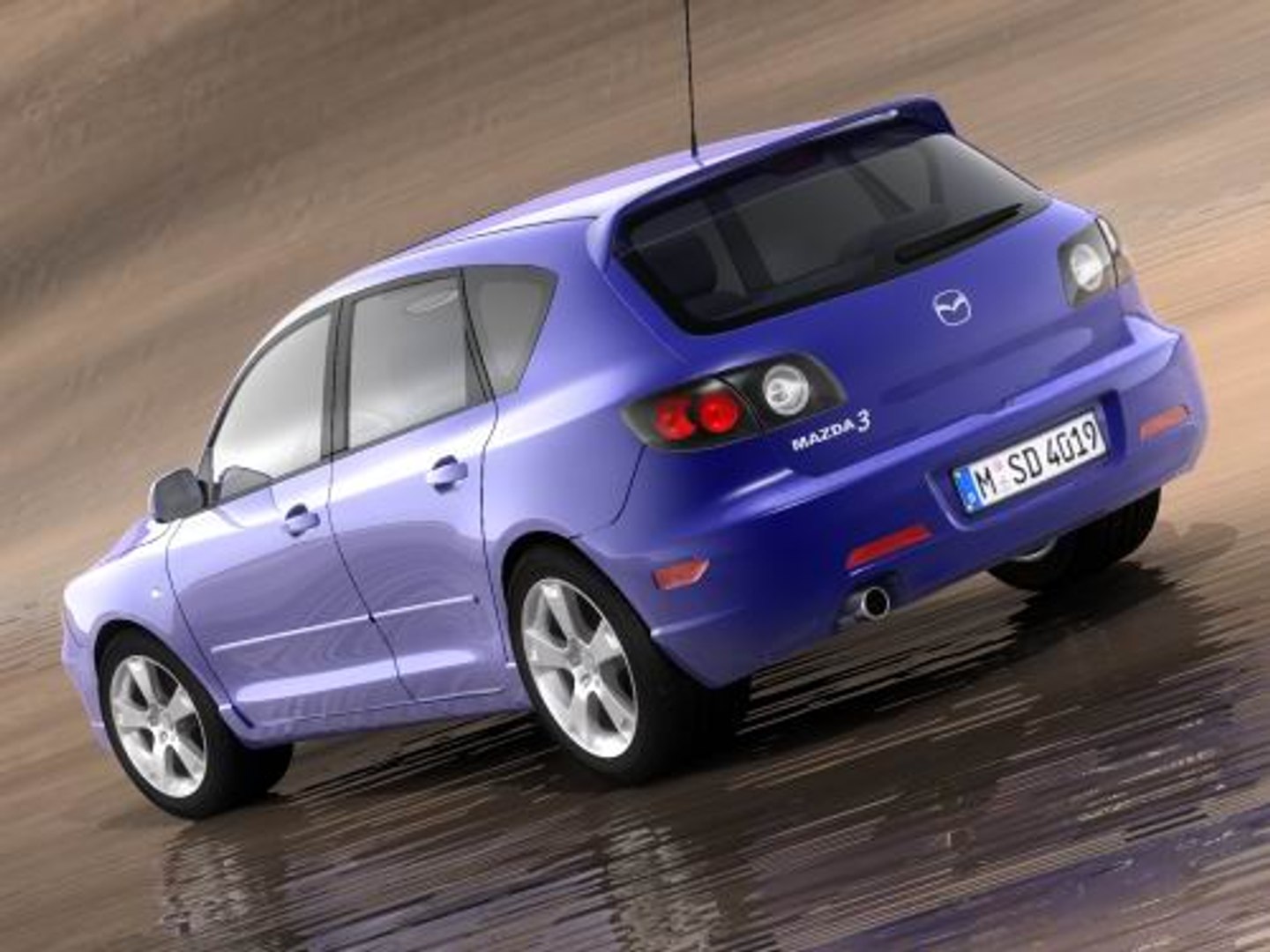 3d Mazda 3 Hatchback Sedan Model