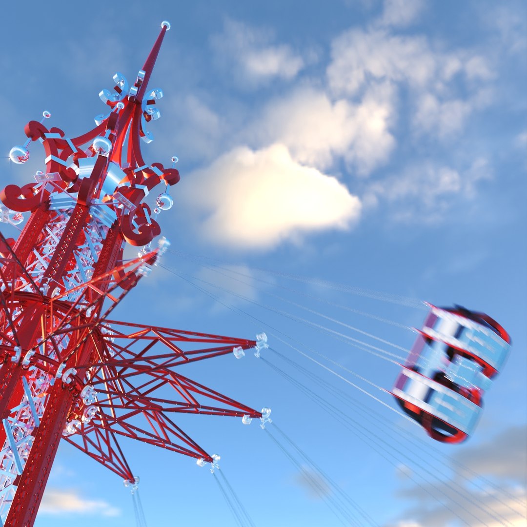 3D Vertical Swing Carousel - TurboSquid 2279788
