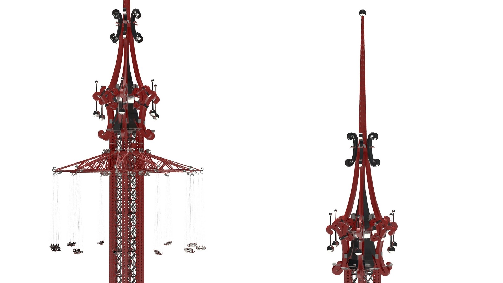 3D Vertical Swing Carousel - TurboSquid 2279788