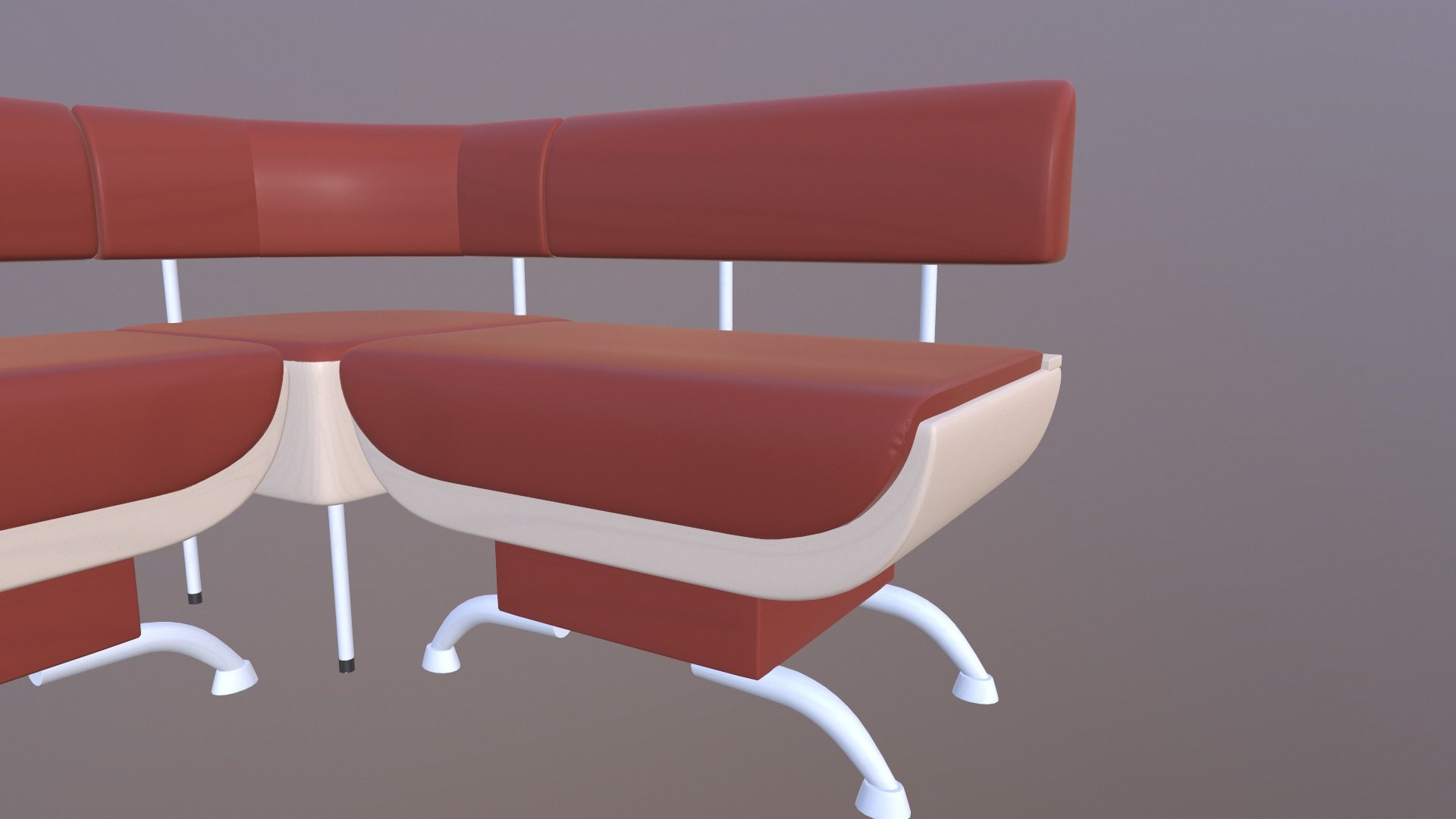 Rodnik Corner Bench Cappuccino 3D - TurboSquid 2185318