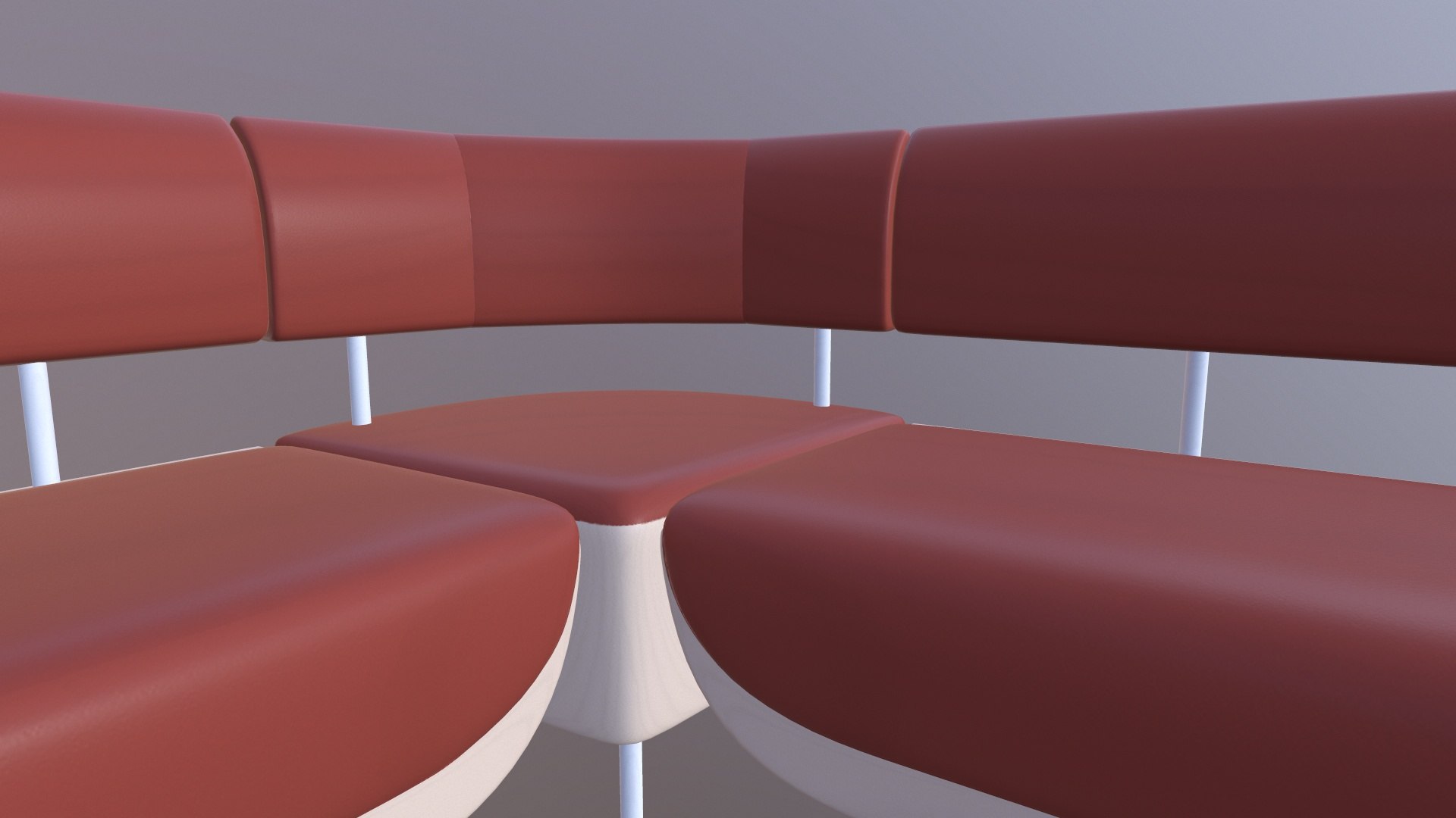 Rodnik Corner Bench Cappuccino 3D - TurboSquid 2185318