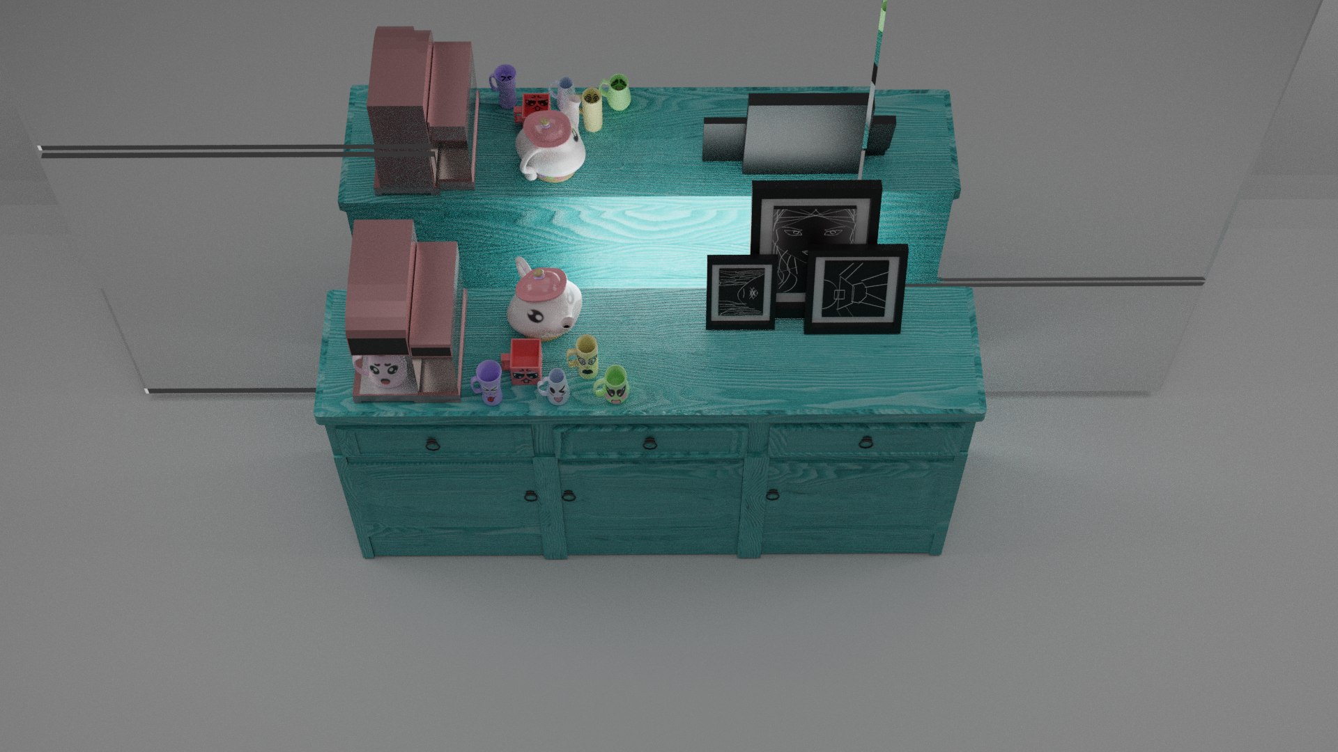 Free 3D vintage buffet - TurboSquid 1637473