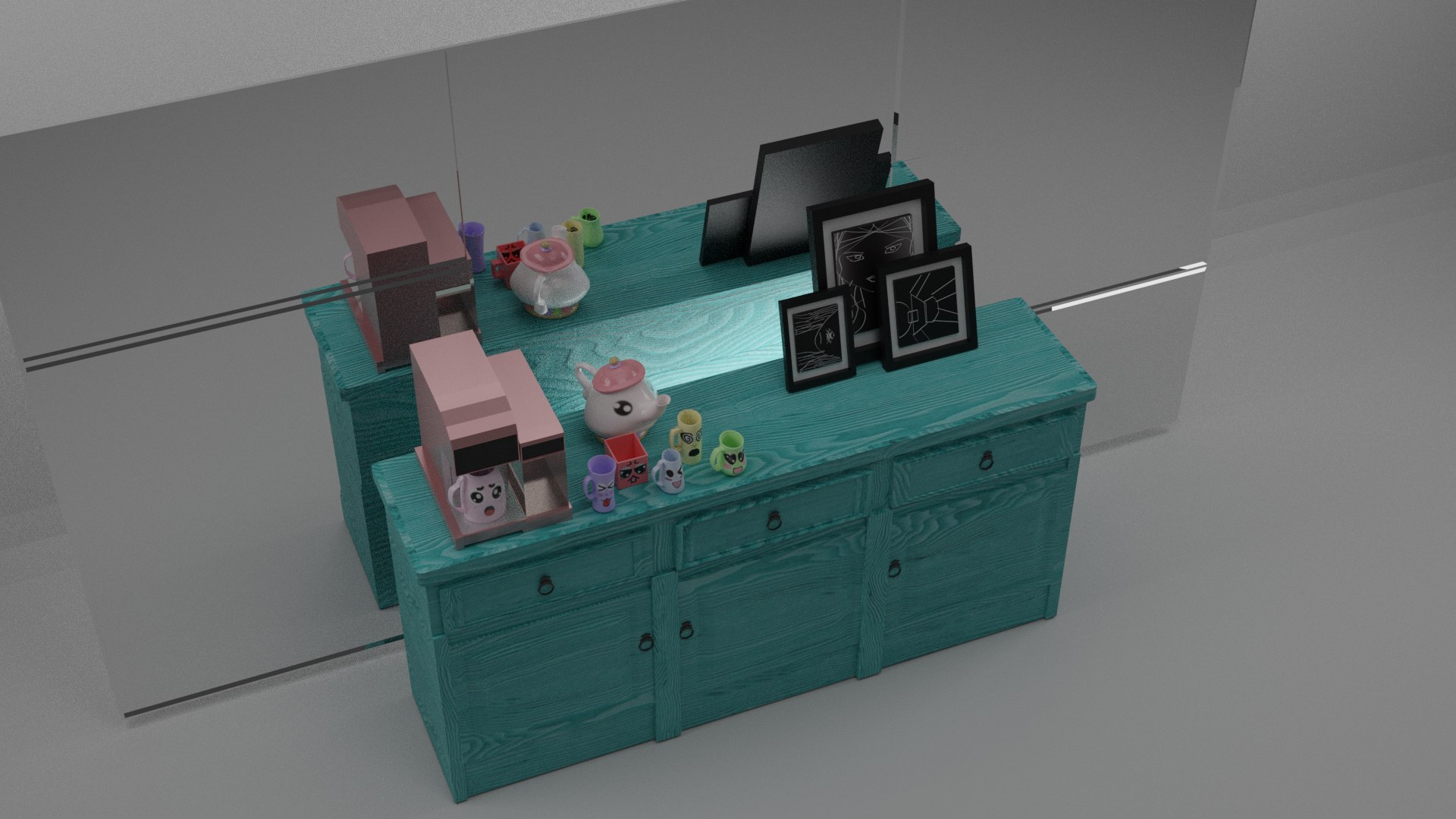 Free 3D vintage buffet - TurboSquid 1637473