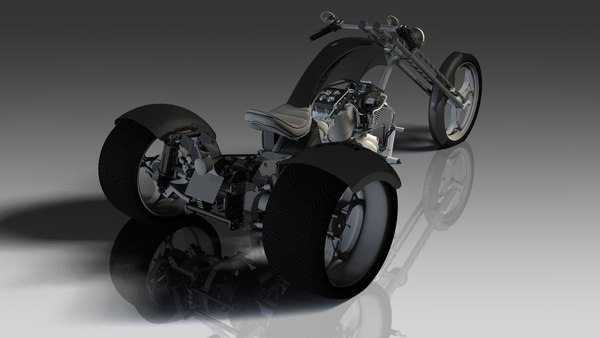 3D tricycle motorcycles model - TurboSquid 1590207