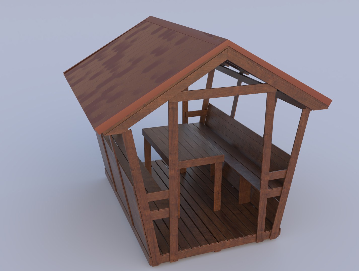 Besedka 3D Model - TurboSquid 1883638