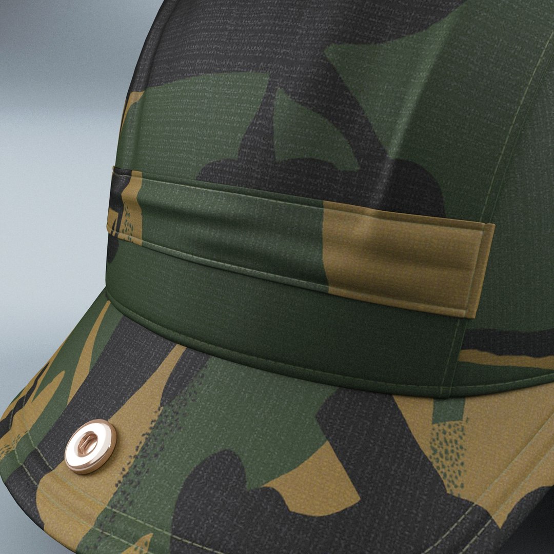 3d Camouflage Field Hat