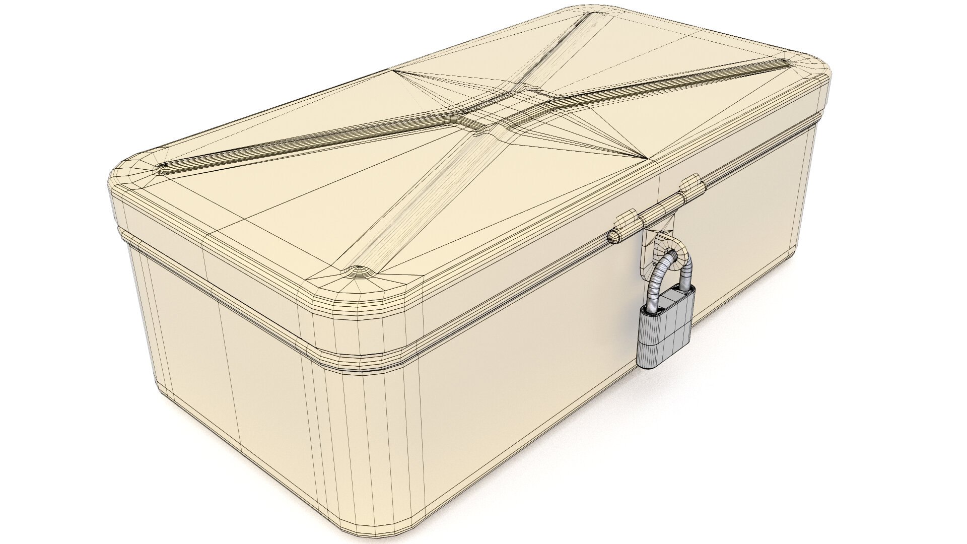 3D Model Box Metal Industrial - TurboSquid 1569118