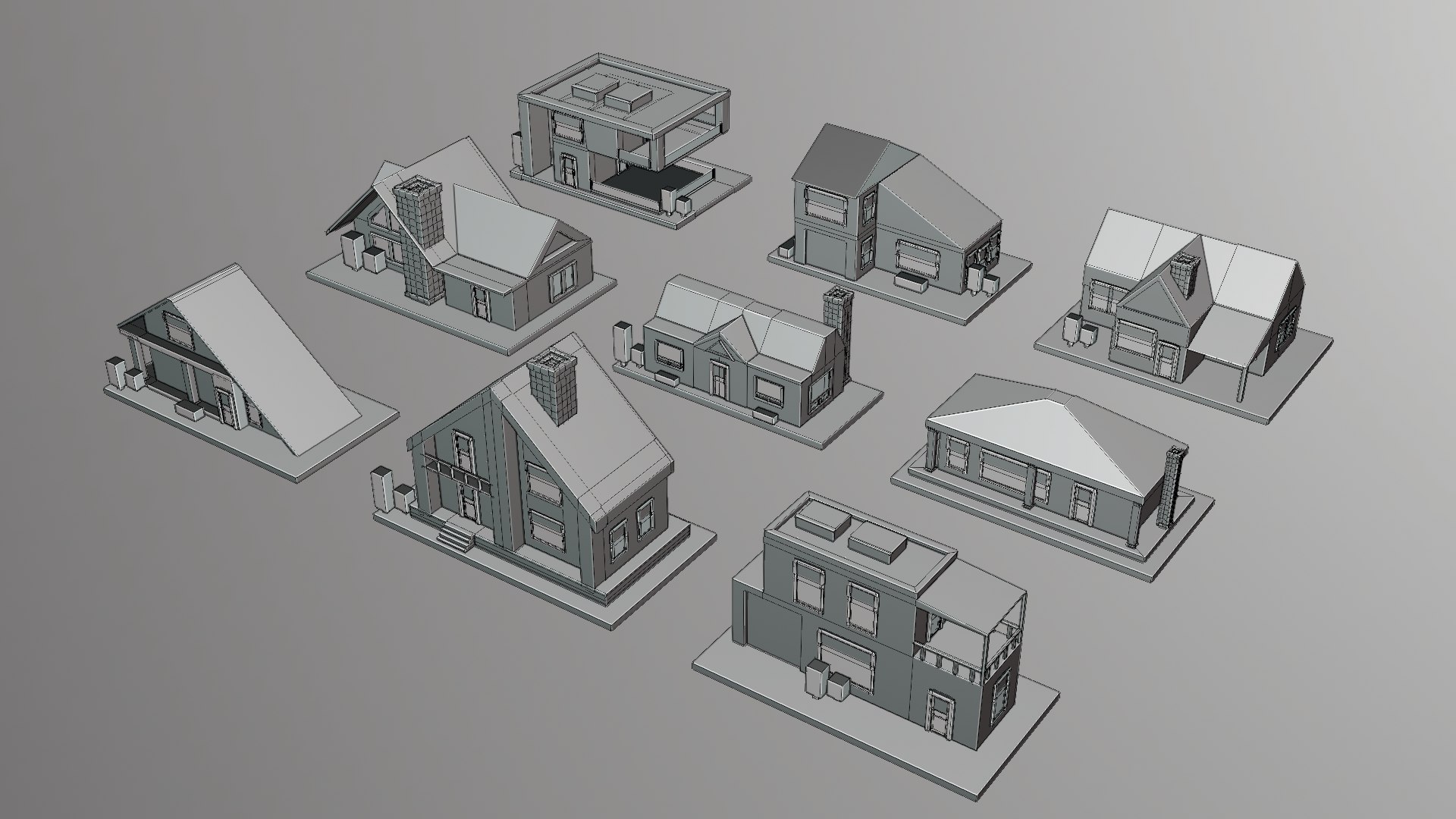 3D building cartoon model - TurboSquid 1829106