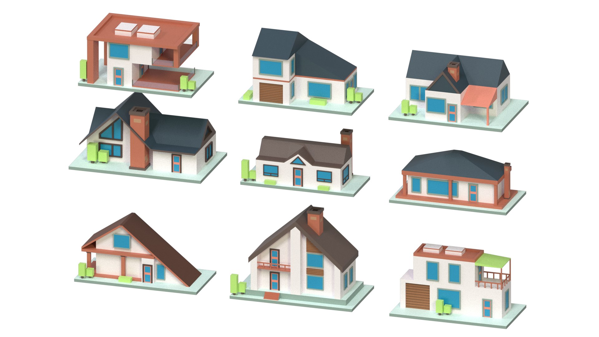 3D building cartoon model - TurboSquid 1829106
