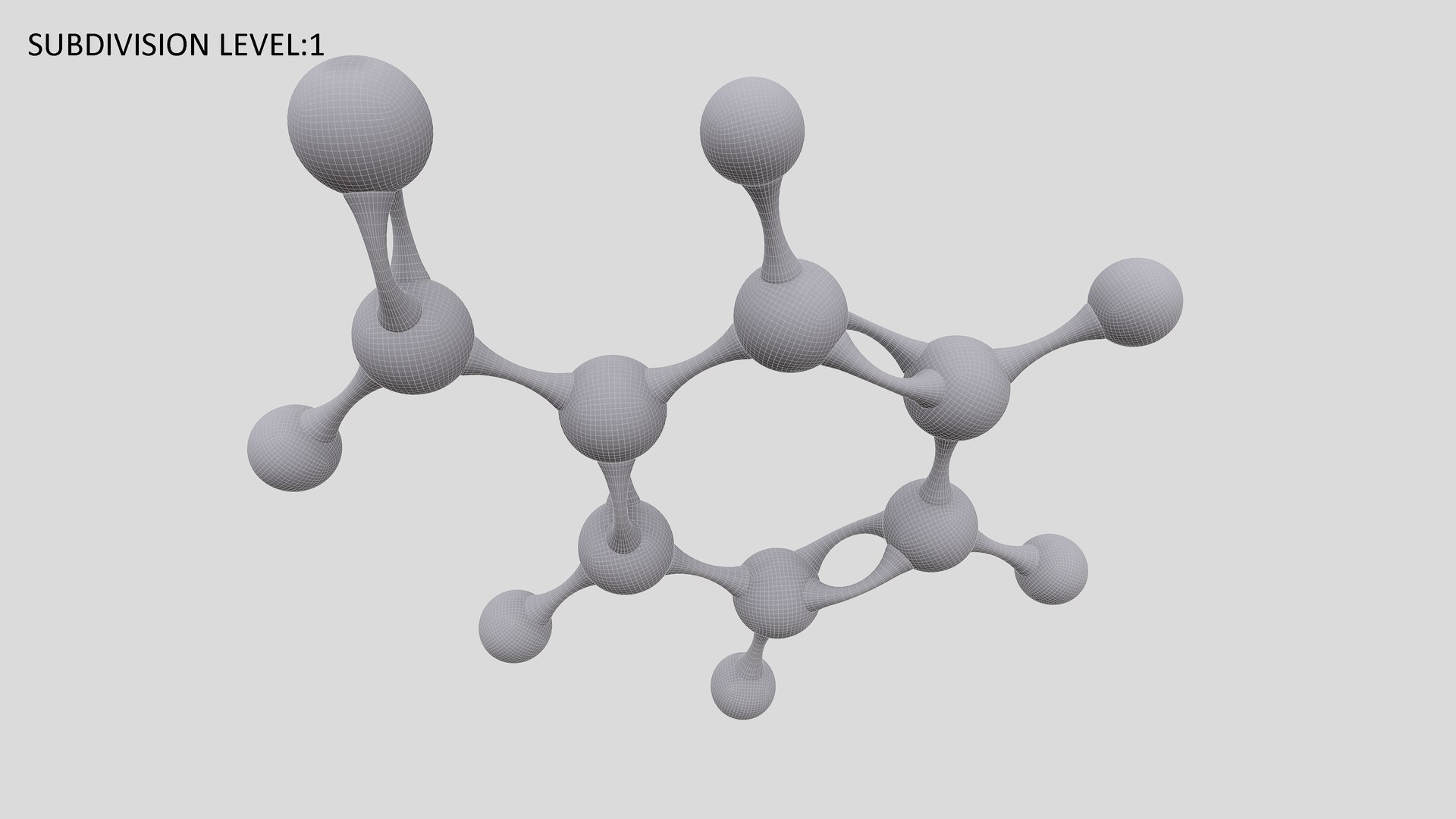 3D Model Benzaldehyde Molecule With PBR 4K 8K - TurboSquid 1941896