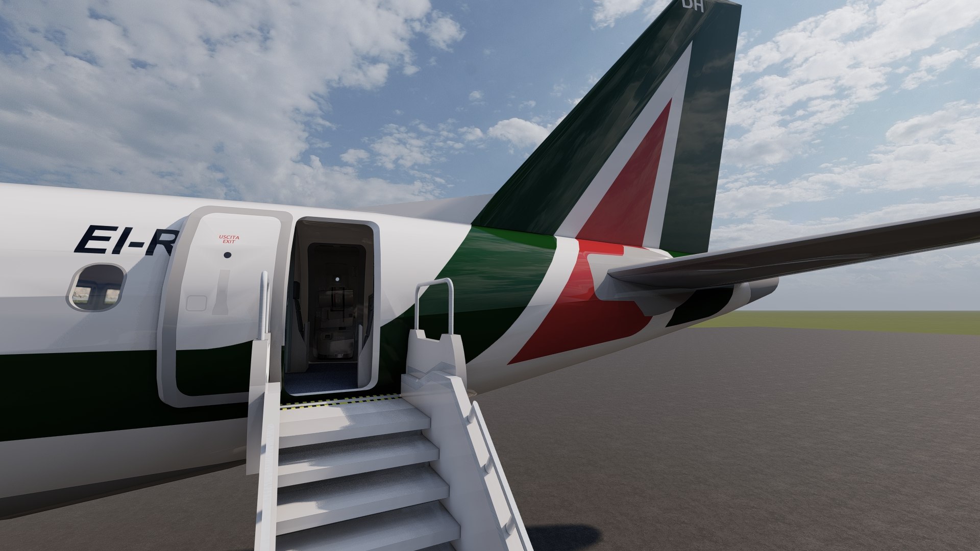 ALITALIA EMBRAER 190 AND 170 Model - TurboSquid 2339969