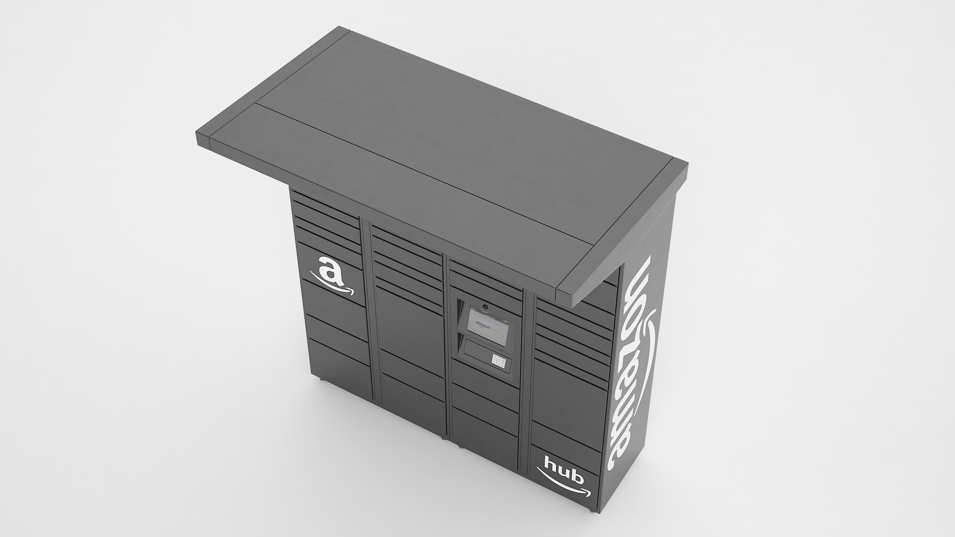 3D amazon delivery lockers - TurboSquid 1439614