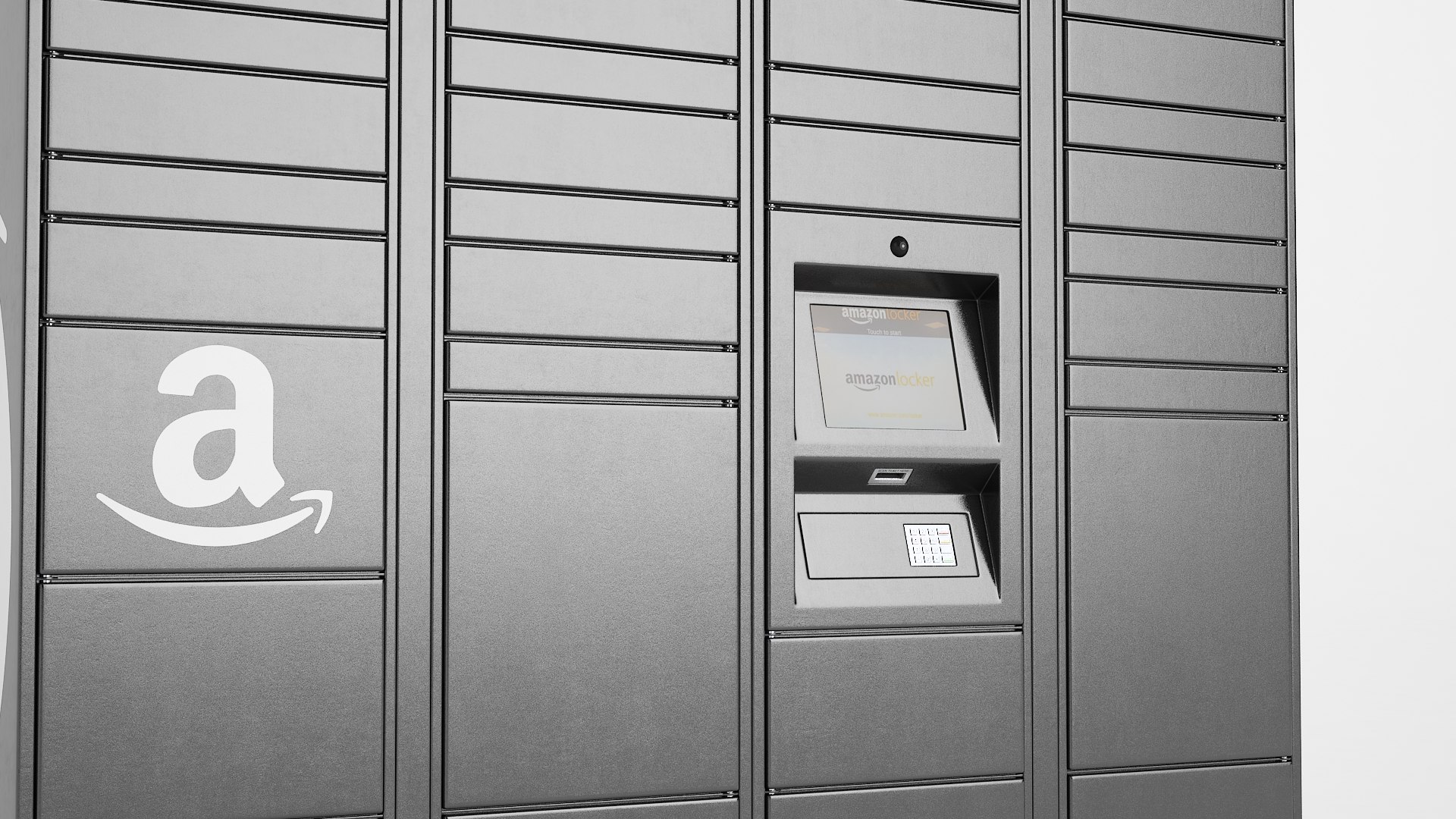3D amazon delivery lockers - TurboSquid 1439614