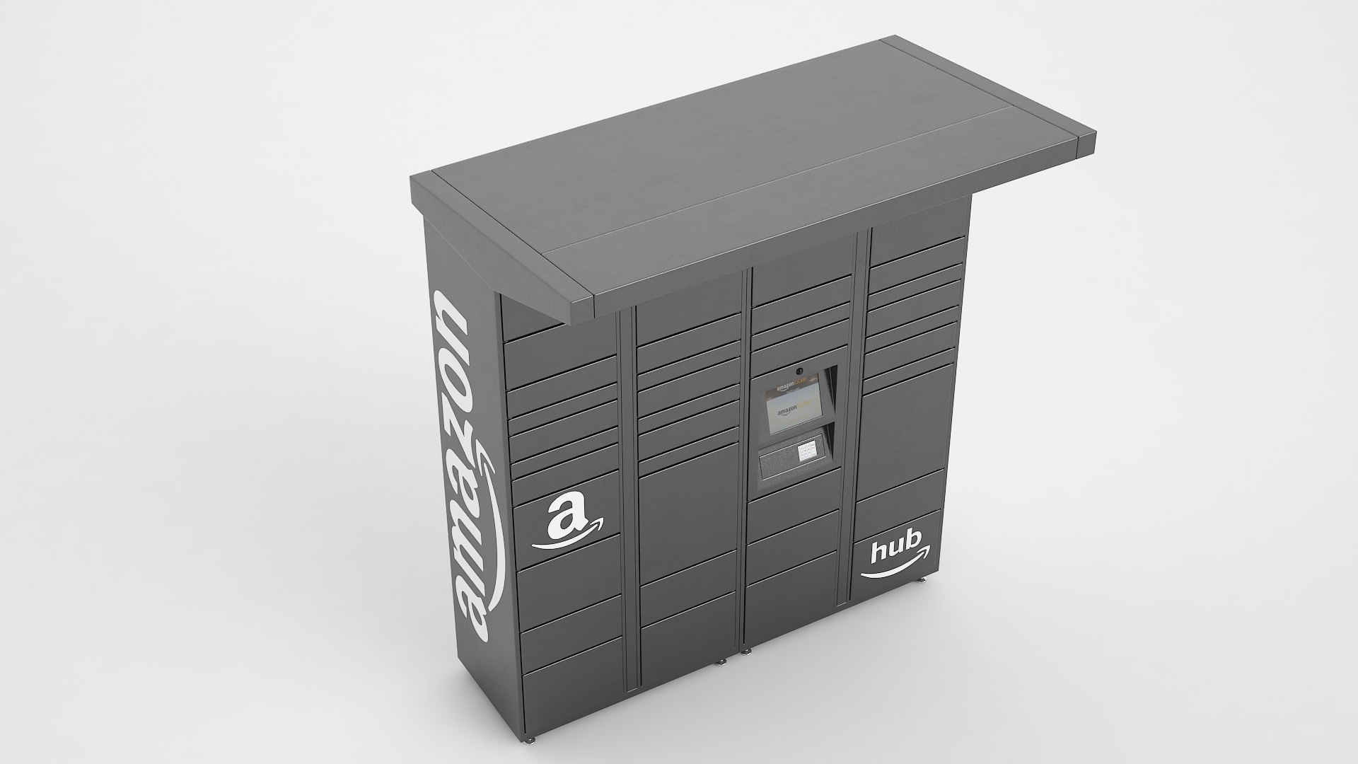 3D amazon delivery lockers - TurboSquid 1439614