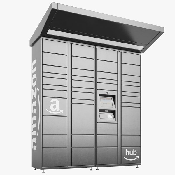 modelo 3d Amazon Delivery Lockers 03 - TurboSquid 1439614