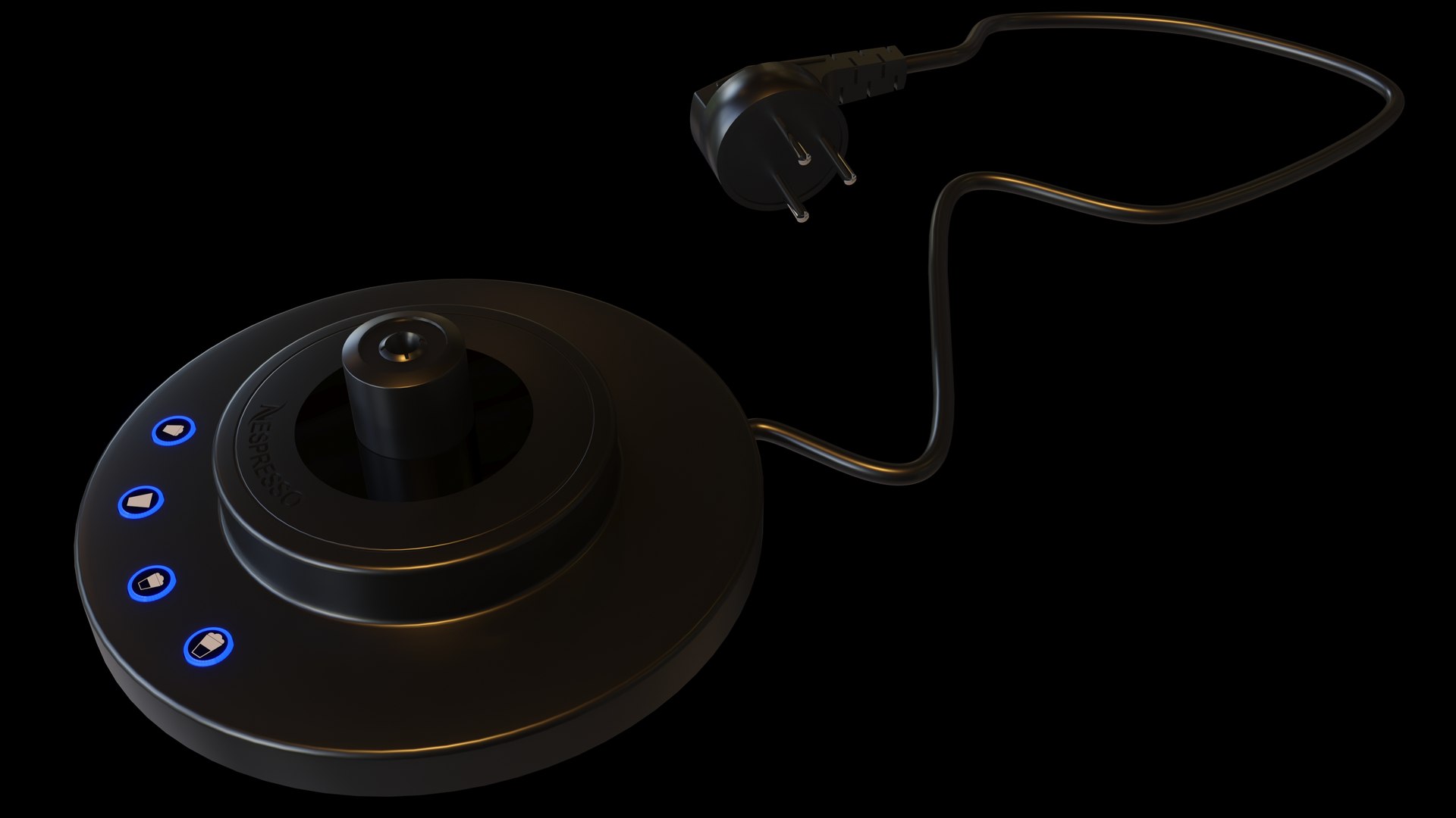 3D NESPRESSO Aeroccino4 Milk Frother Model - TurboSquid 1780178