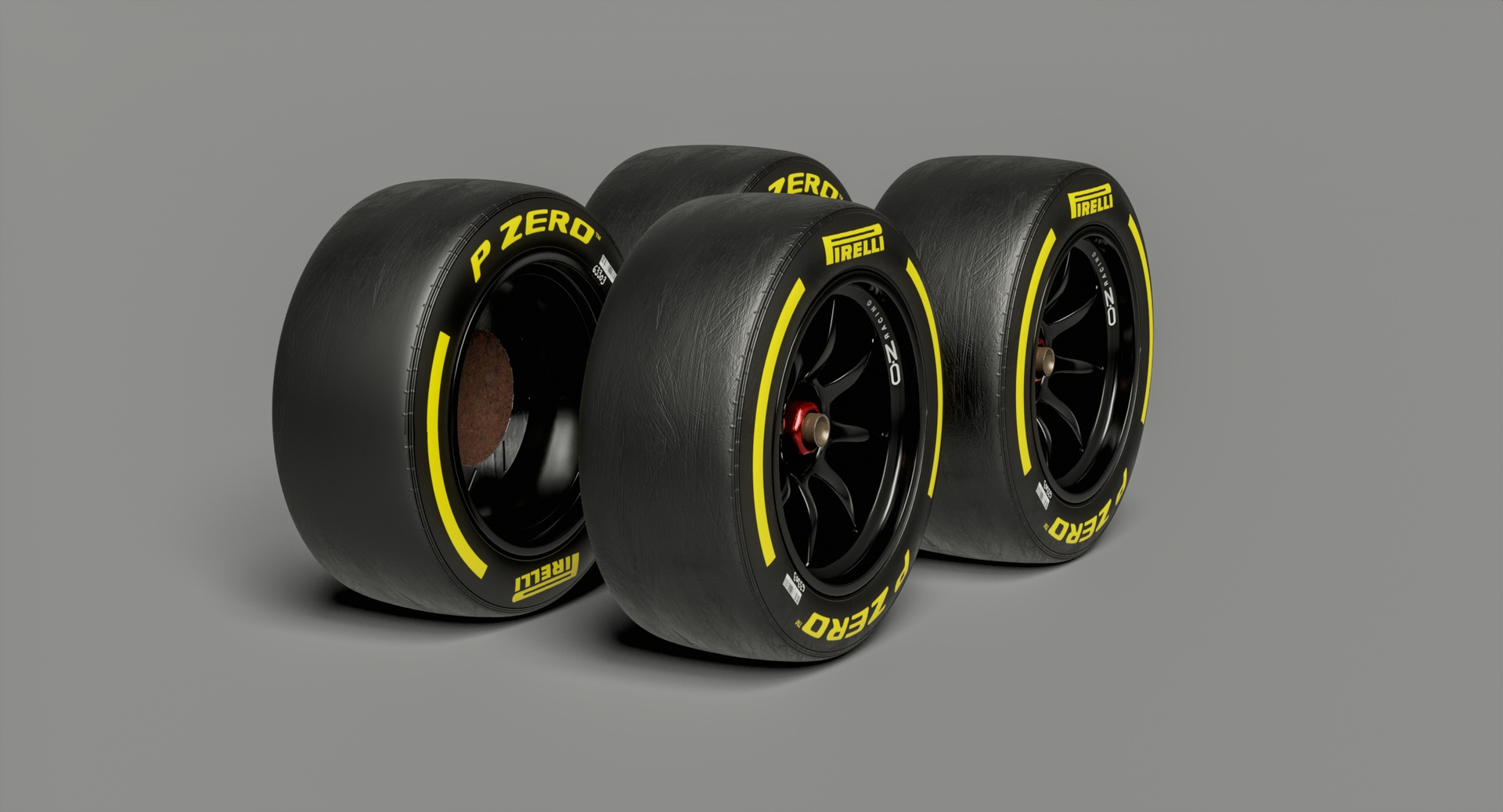 Formula 3 Slick Wheels F3 Season 2025 - TurboSquid 2288119