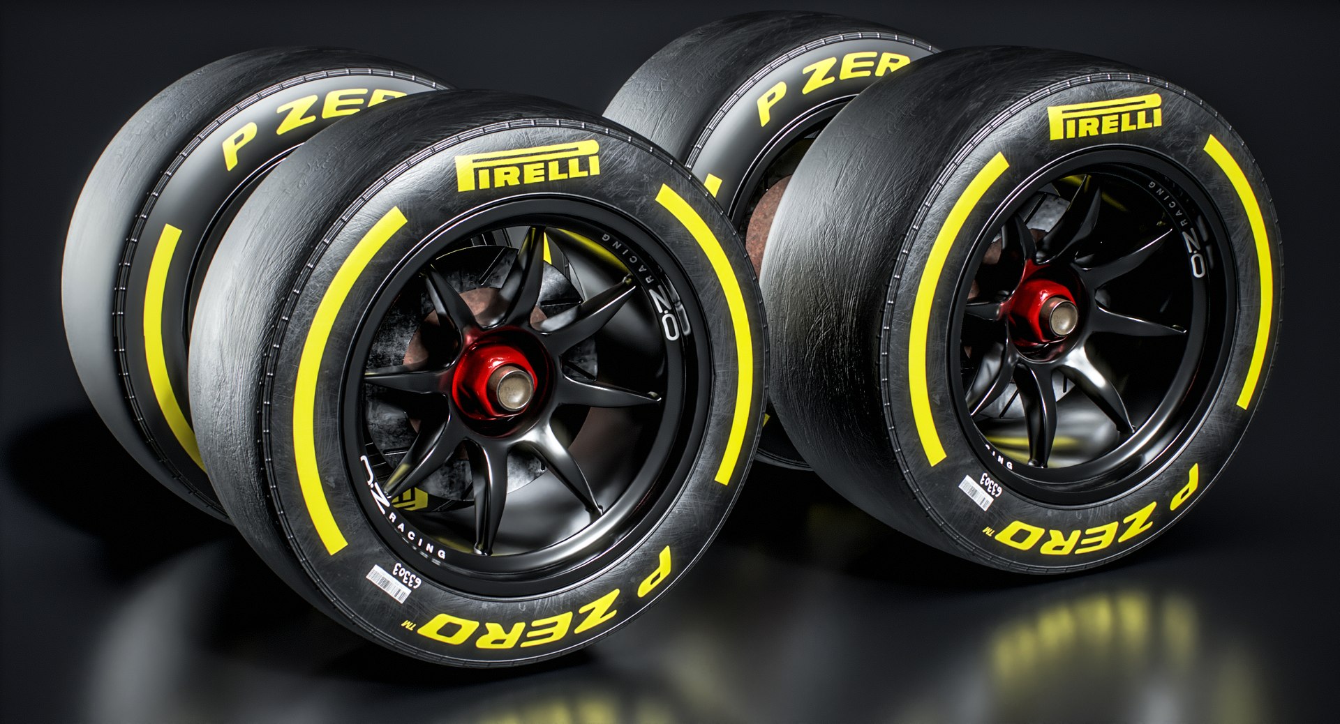 Formula 3 Slick Wheels F3 Season 2025 - TurboSquid 2288119