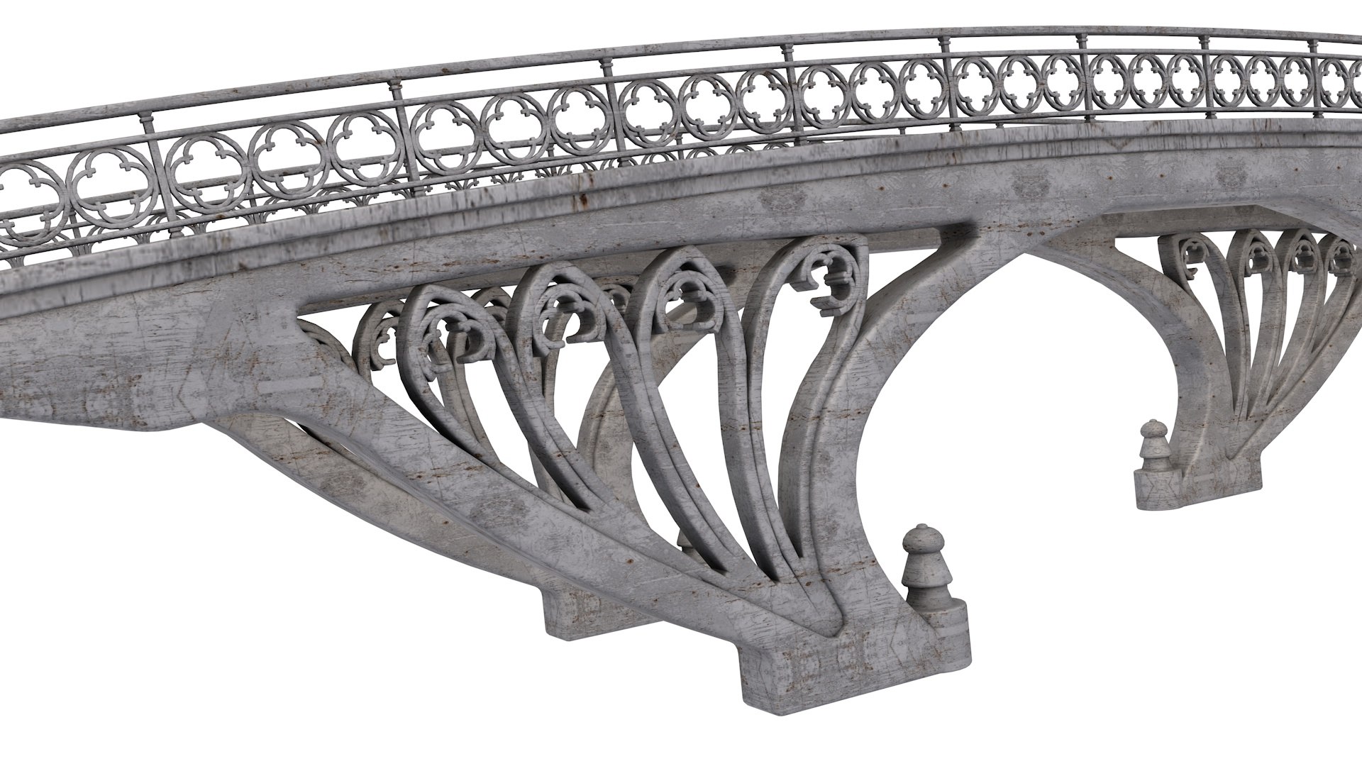 Gothic Bridge 3D Model - TurboSquid 2071791