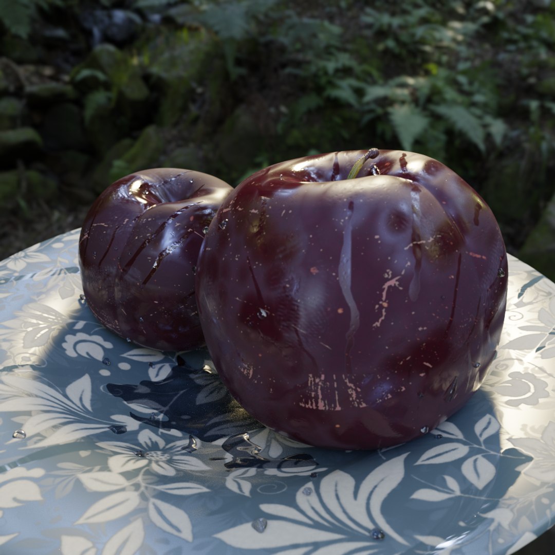 3D Model Realistic Plums - TurboSquid 1423961